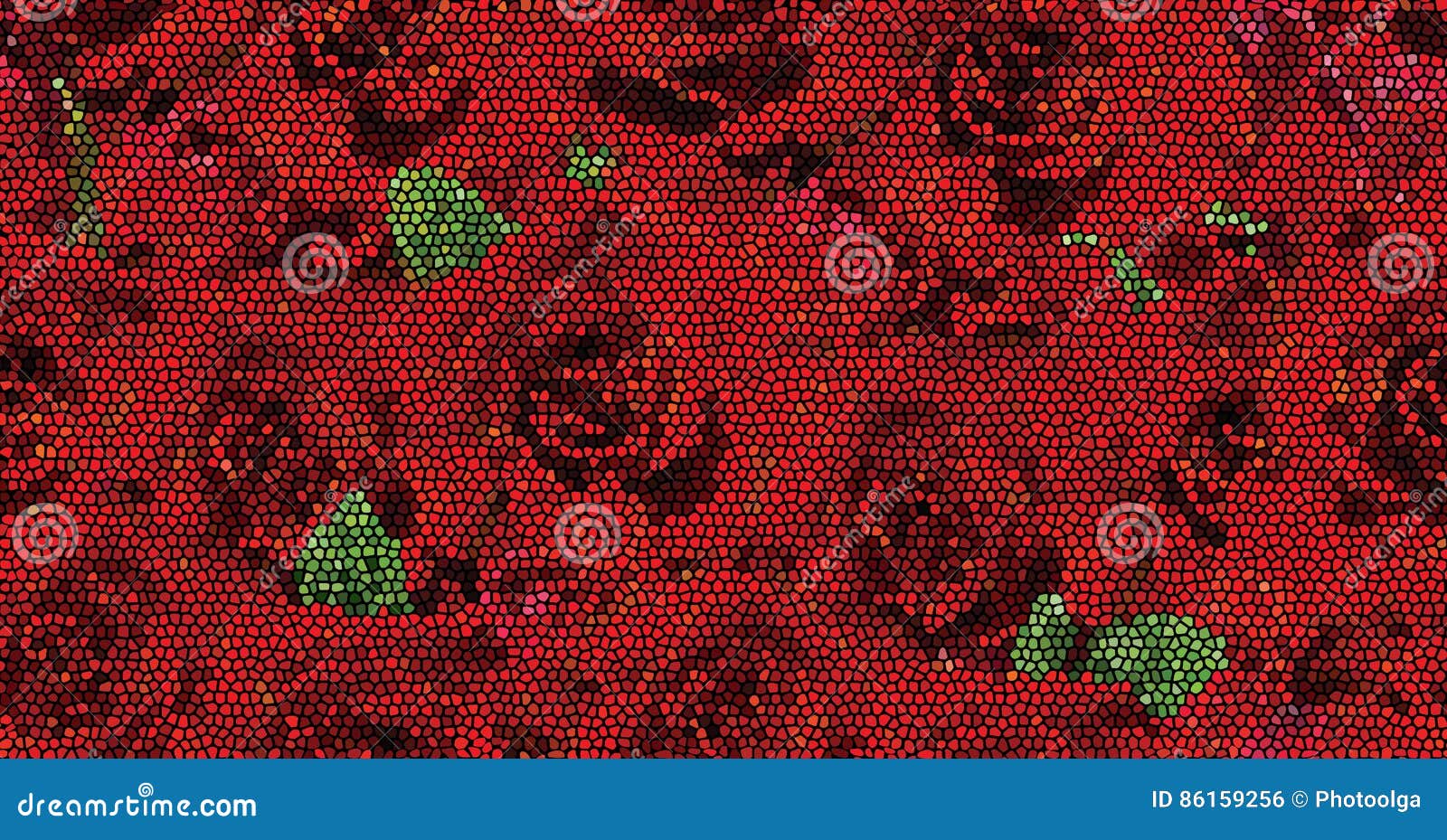 Red Roses. Dark Seamless Pattern. Flower Mosaic. Fabric Design Stock ...