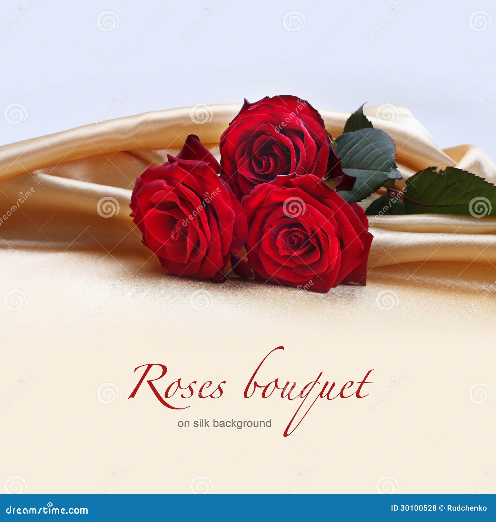Red Roses on Silk Background Stock Photo - Image of textured, valentine ...
