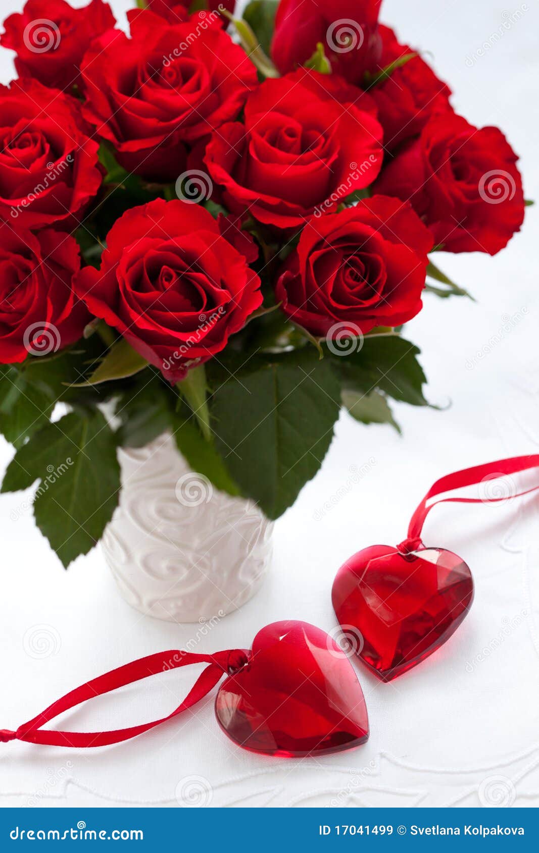 Red roses and hearts stock image. Image of event, nature - 17041499