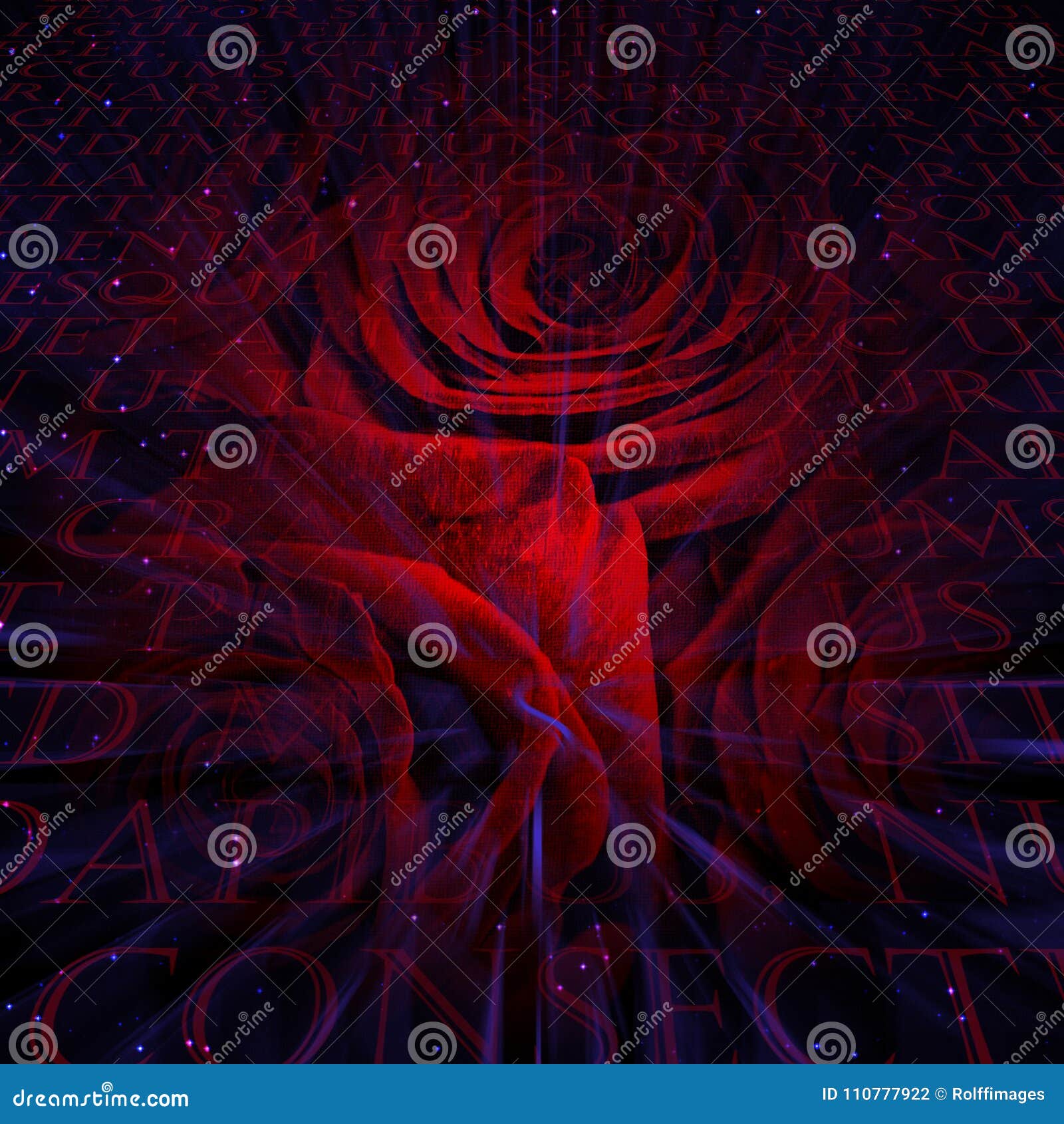 Red Roses stock illustration. Illustration of classic - 110777922