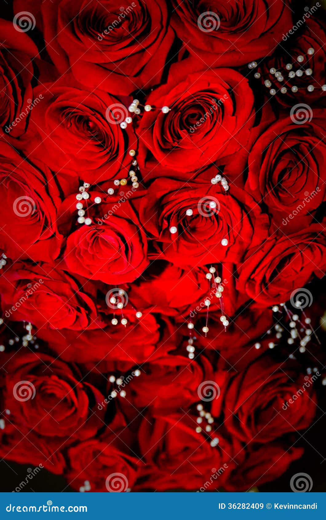 Red Roses on Mirror stock image. Image of flower, arrangement - 36282409