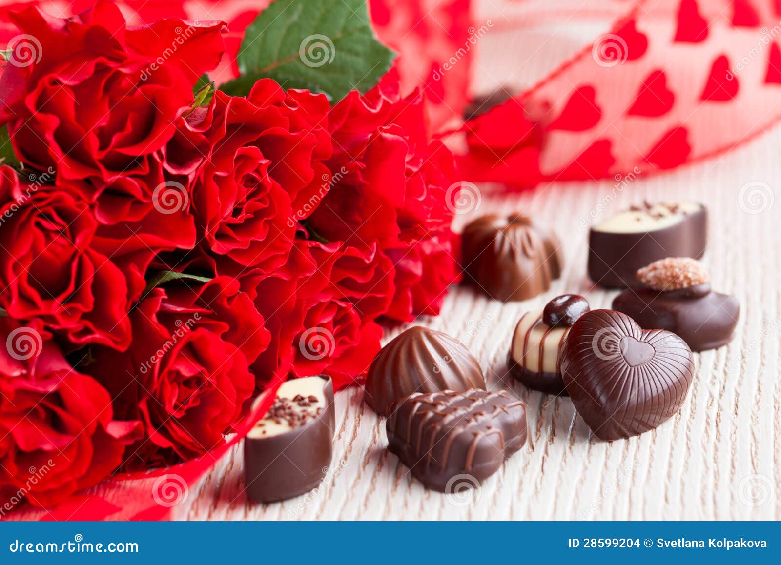 Red Roses for Valentine S Day Stock Photo - Image of flower, decor ...