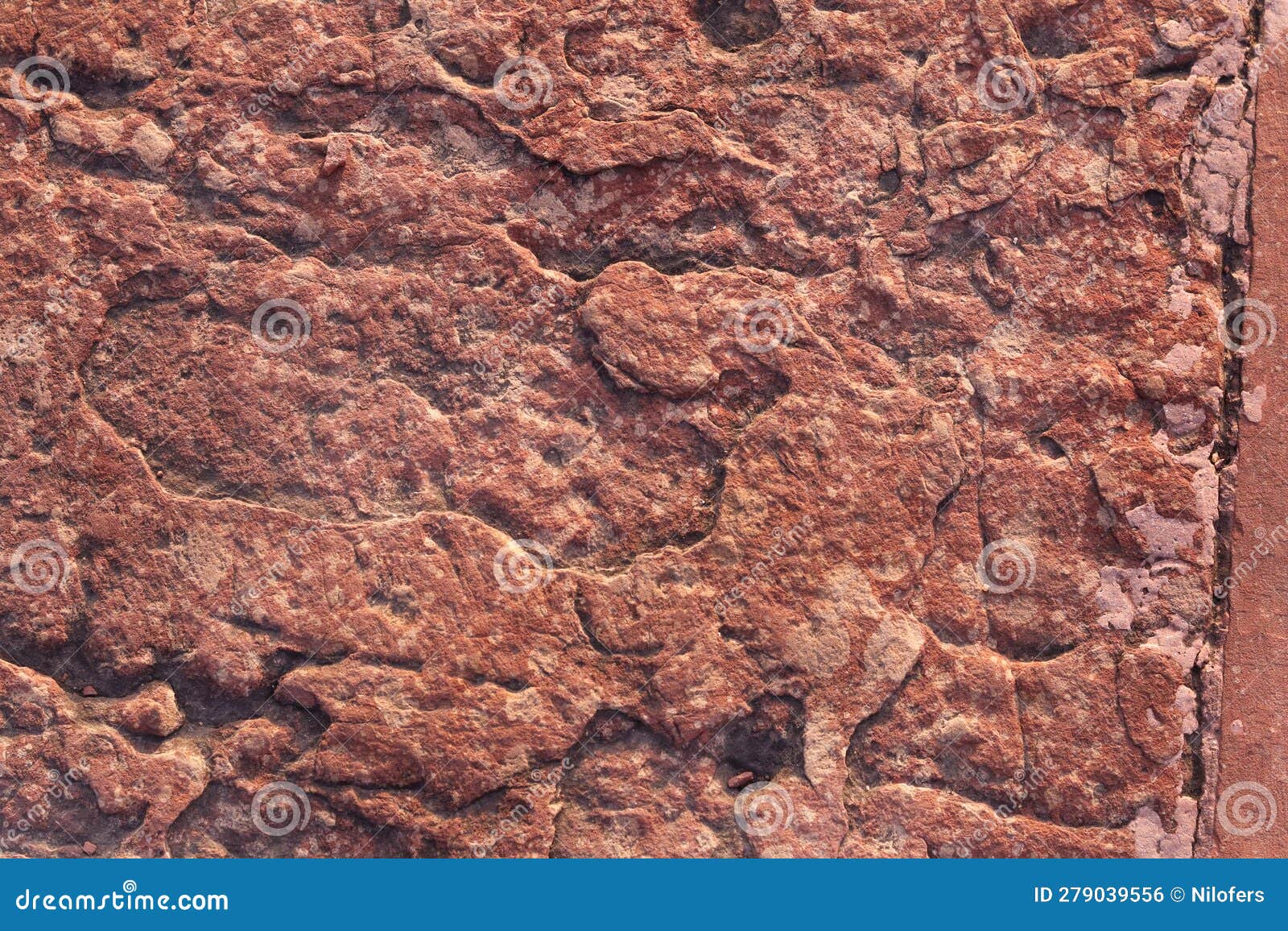 Red Rough Stone Texture Background. Rough Stone Wall Background Texture ...
