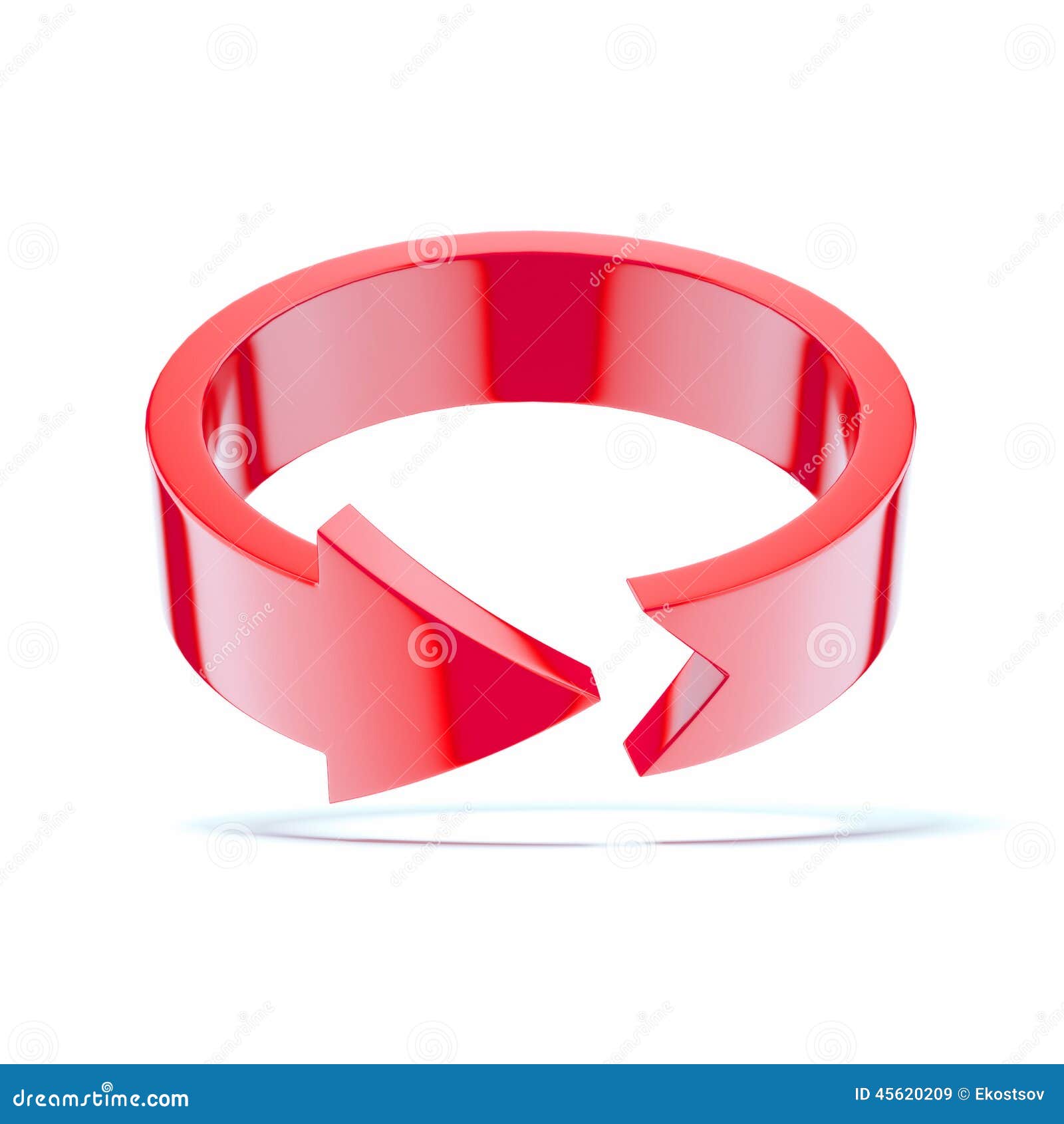 Red Round Arrow Royalty-Free Stock Photo | CartoonDealer.com #121076157
