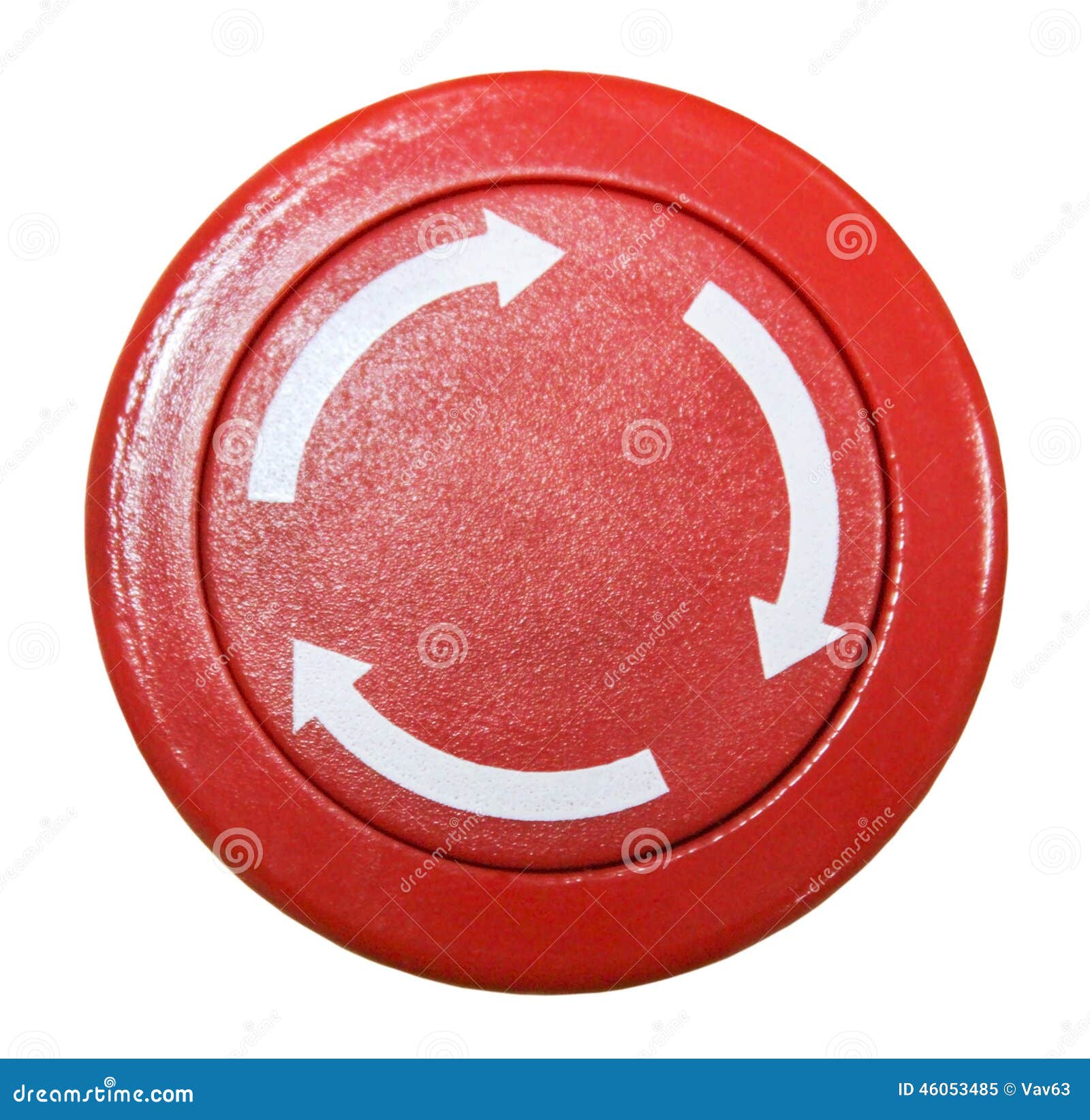 Red round button stock image. Image of press, button - 46053485
