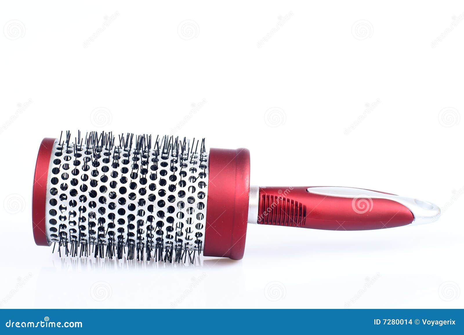 Red round comb stock photo. Image of personal, fashion - 7280014