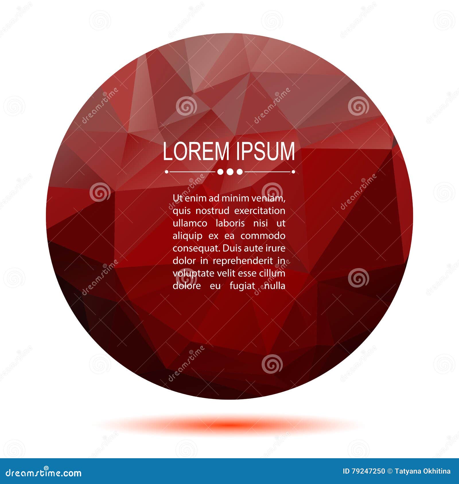 Red round frame stock vector. Illustration of backdrop - 79247250