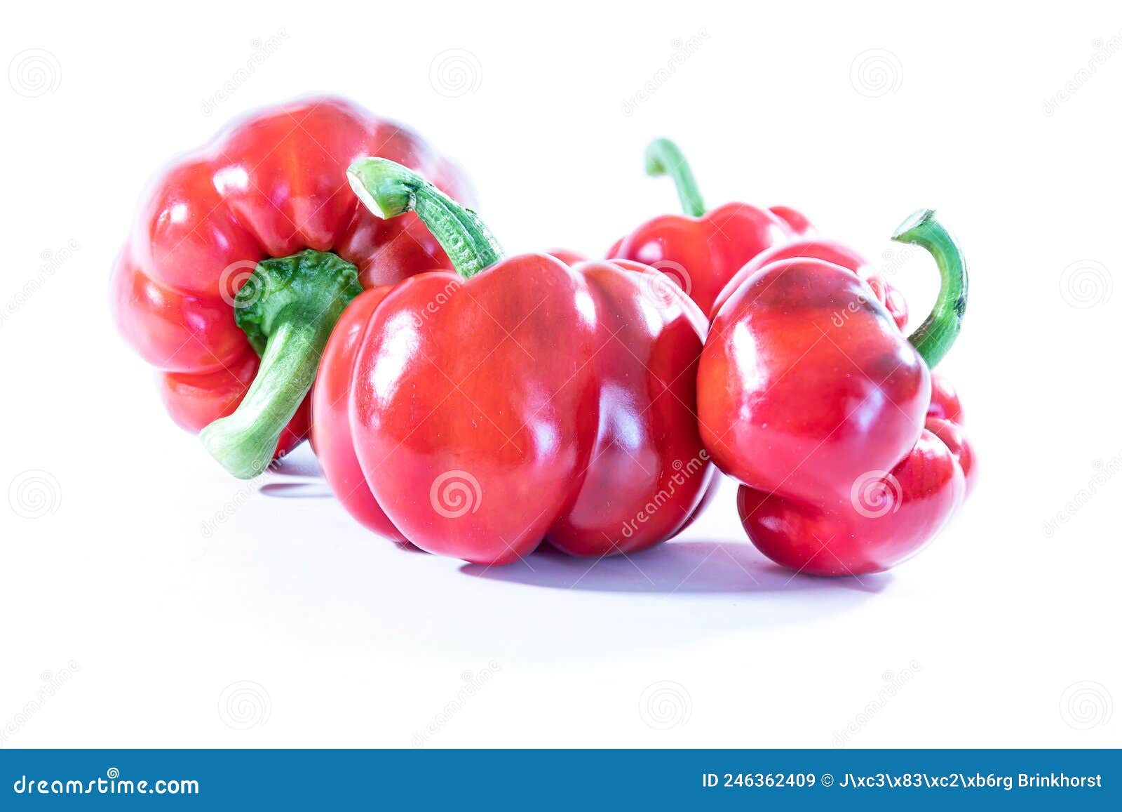 Red Round Peppers for Cooking Stock Image - Image of vitamins, round ...