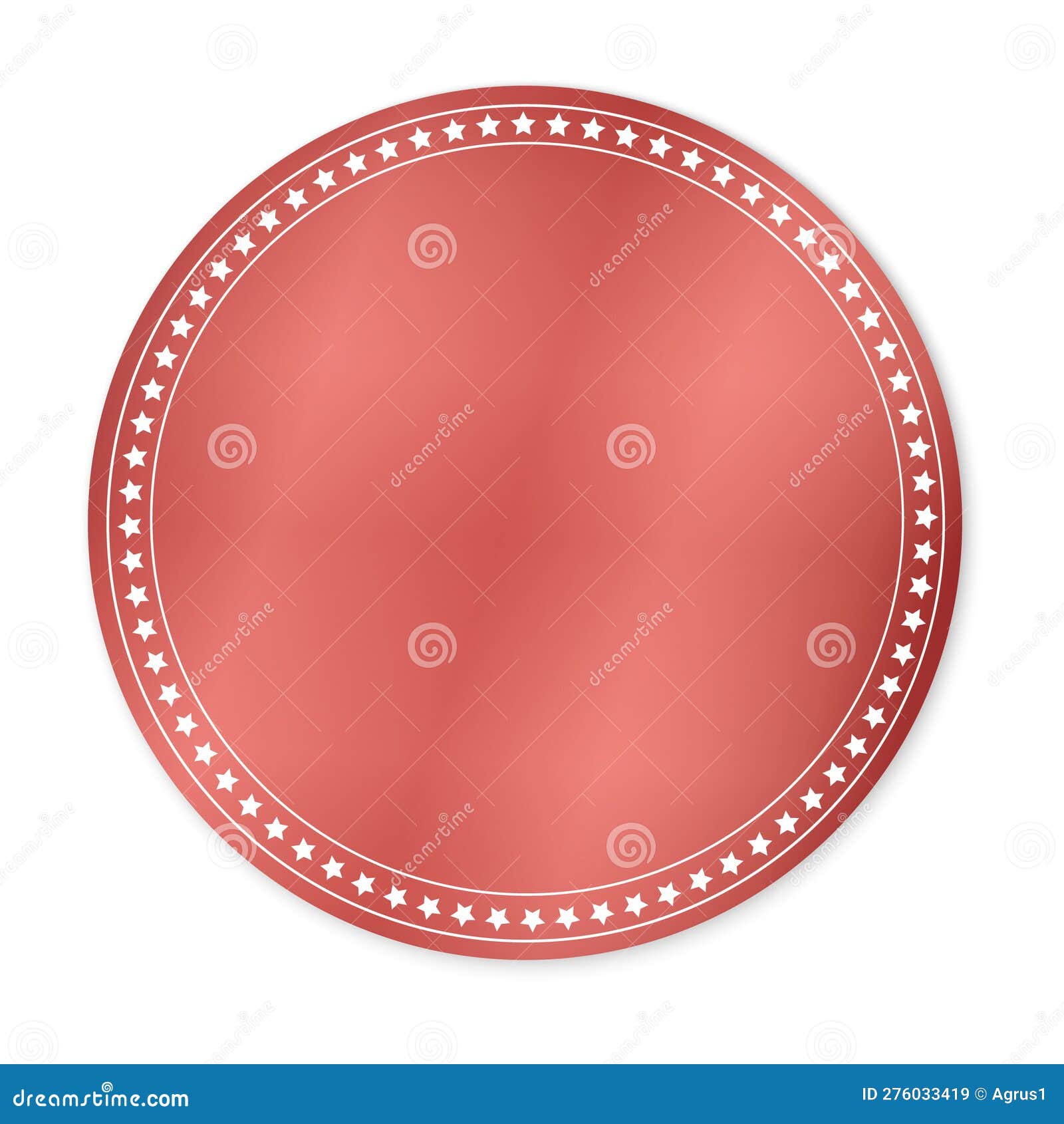 Red Round Sticker Banner - Design Element Stock Vector - Illustration ...