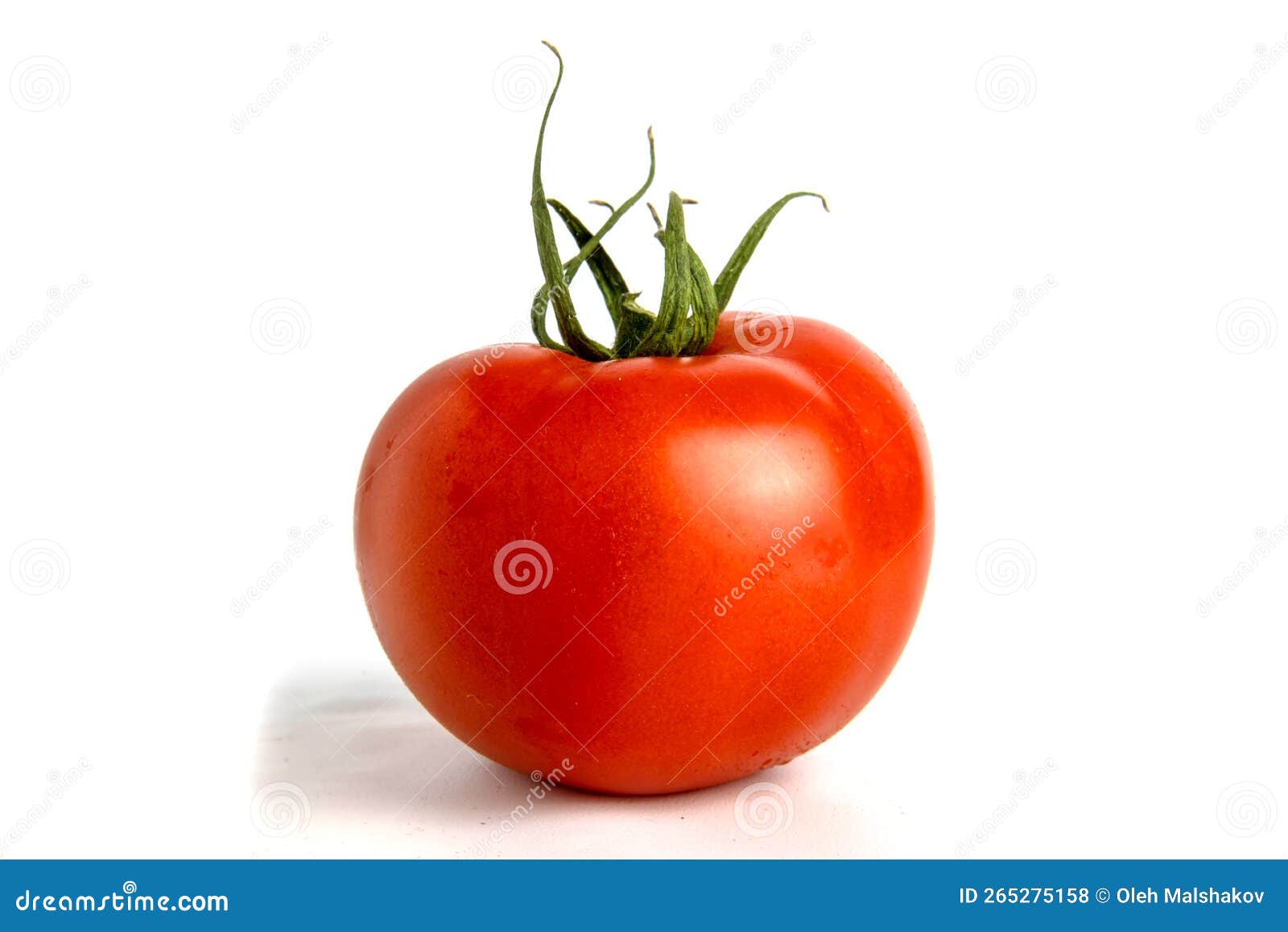 Red Round Tomato Isolated on White. Stock Photo - Image of vitamin ...