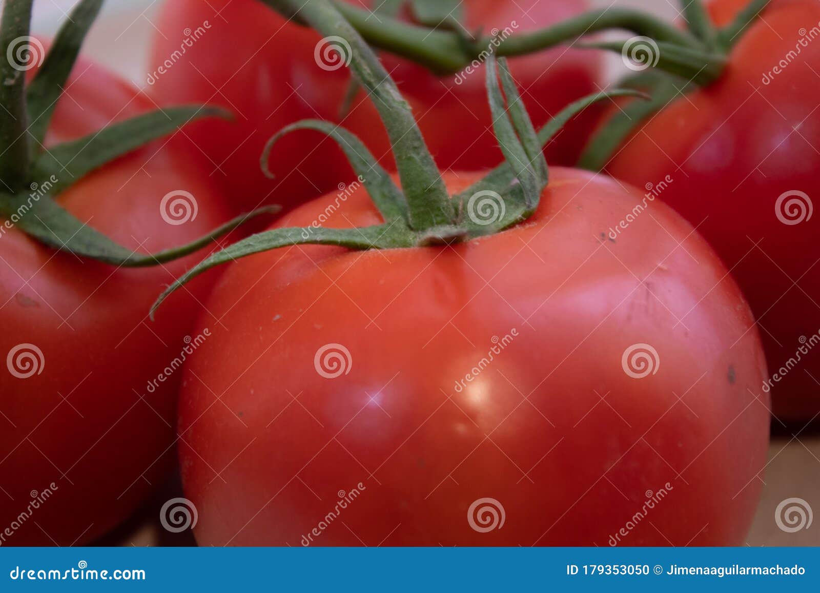 Red Round Tomatoes in a Wooden Board Stock Photo - Image of organic ...