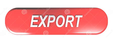 Red Rounded Rectangle Push Button EXPORT - 3D Rendering Stock ...