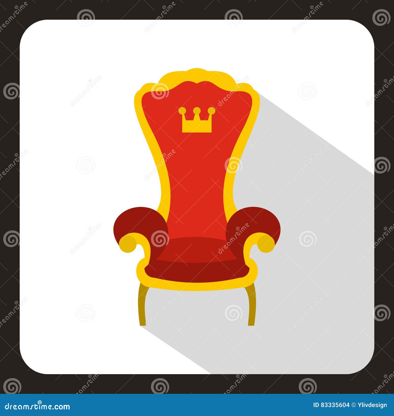 Throne Icon Vector From Medieval Items Collection. Thin Line Throne ...