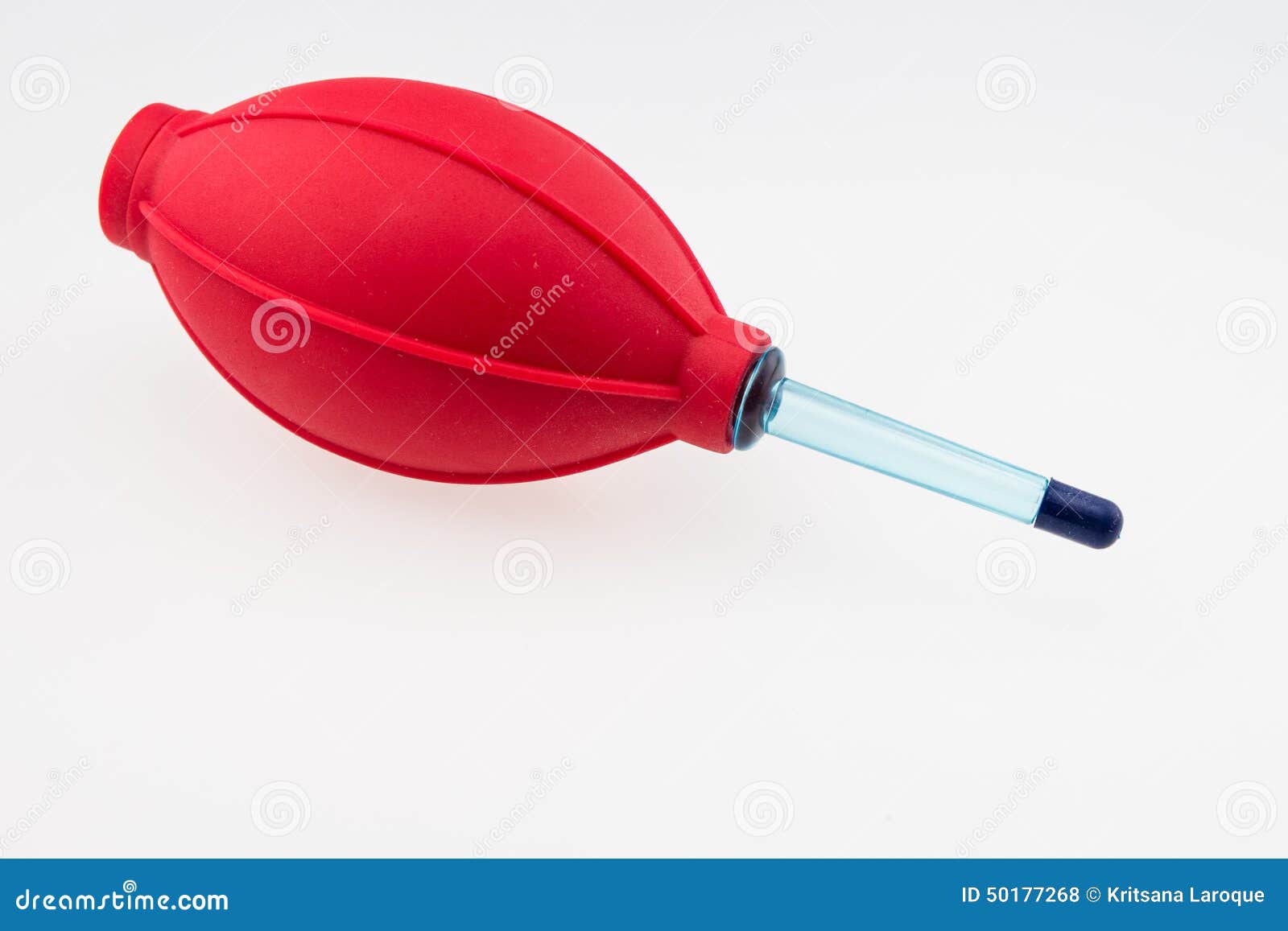 Red Rubber Air Blower Pump Dust Cleaner Stock Photo - Image of blower ...