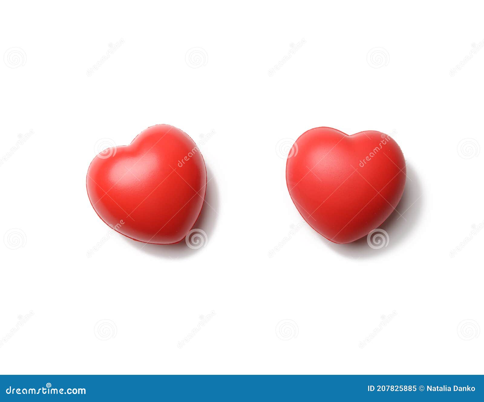 Red Rubber Heart Isolated on White Background Stock Image - Image of ...