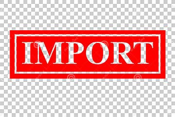 Red Rubber Stamp Effect, Import, at Transparent Effect Background Stock ...