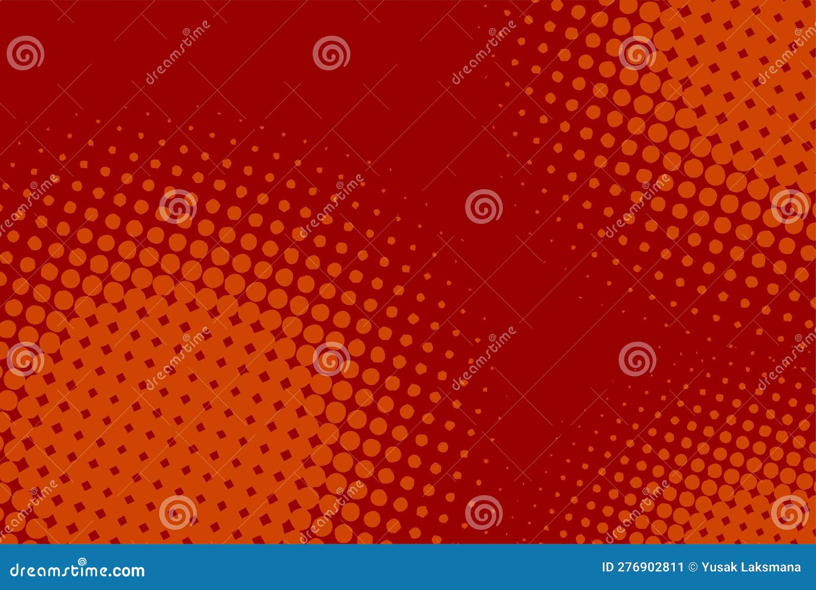 Red Ruby Background with Halftone Dots Pattern. Retro Pop Art ...