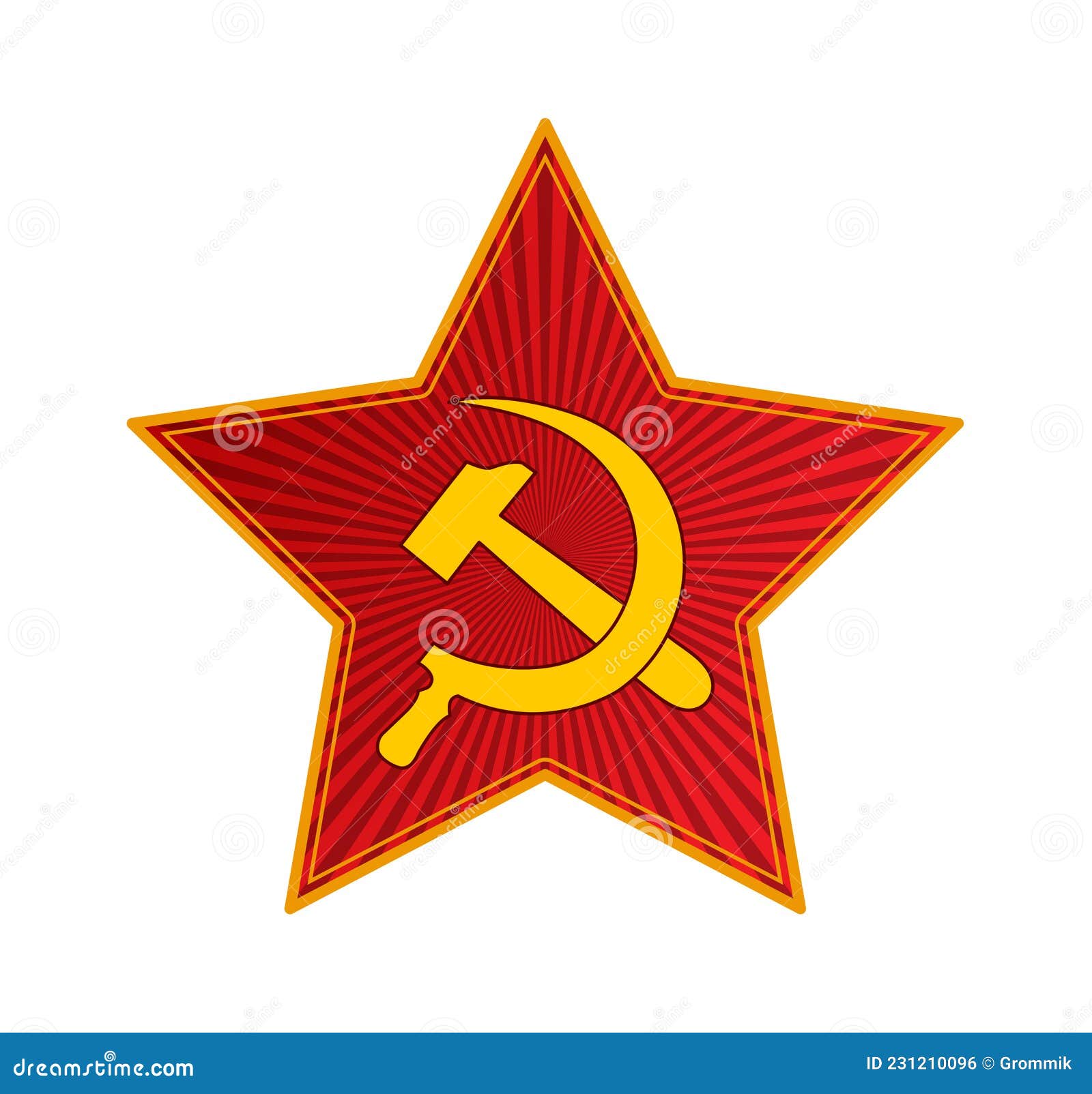 Red Ruby Star As On The Kremlin.Vector Illustration On White Background ...