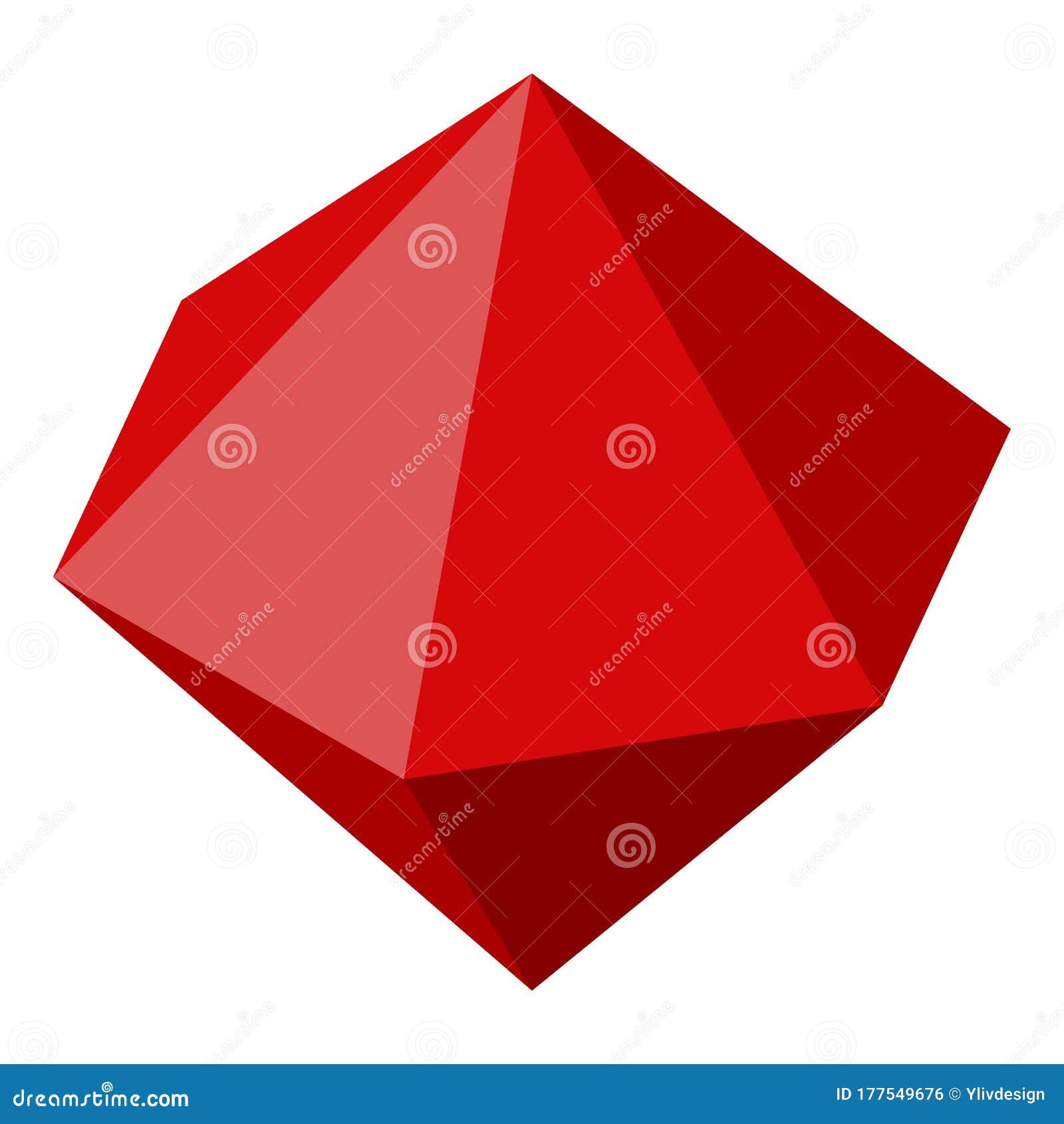 Red Ruby Icon, Isometric Style Stock Vector - Illustration of glossy ...
