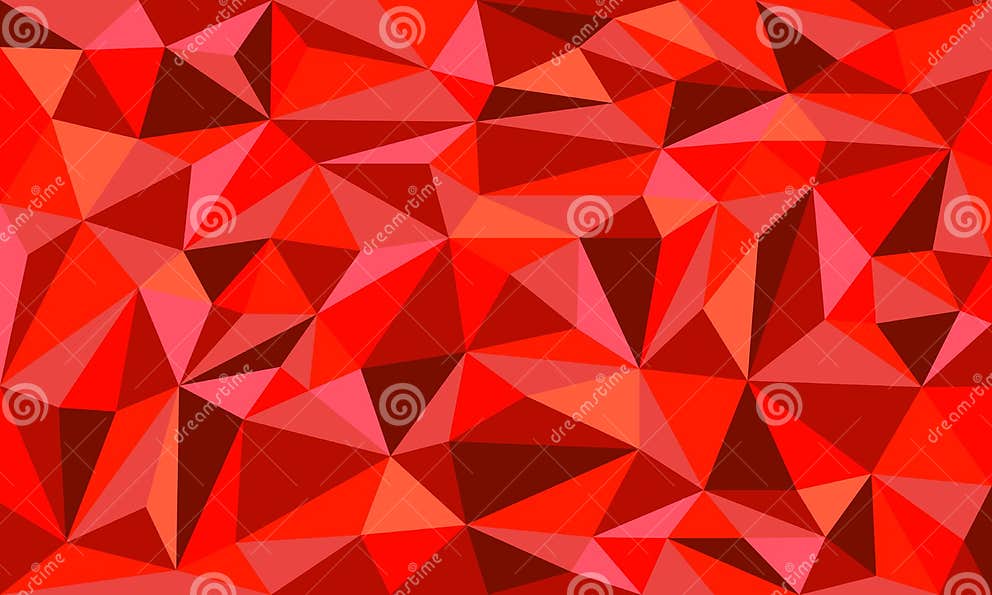 Red Ruby Low Poly Art Vector Graphic Background Stock Vector ...