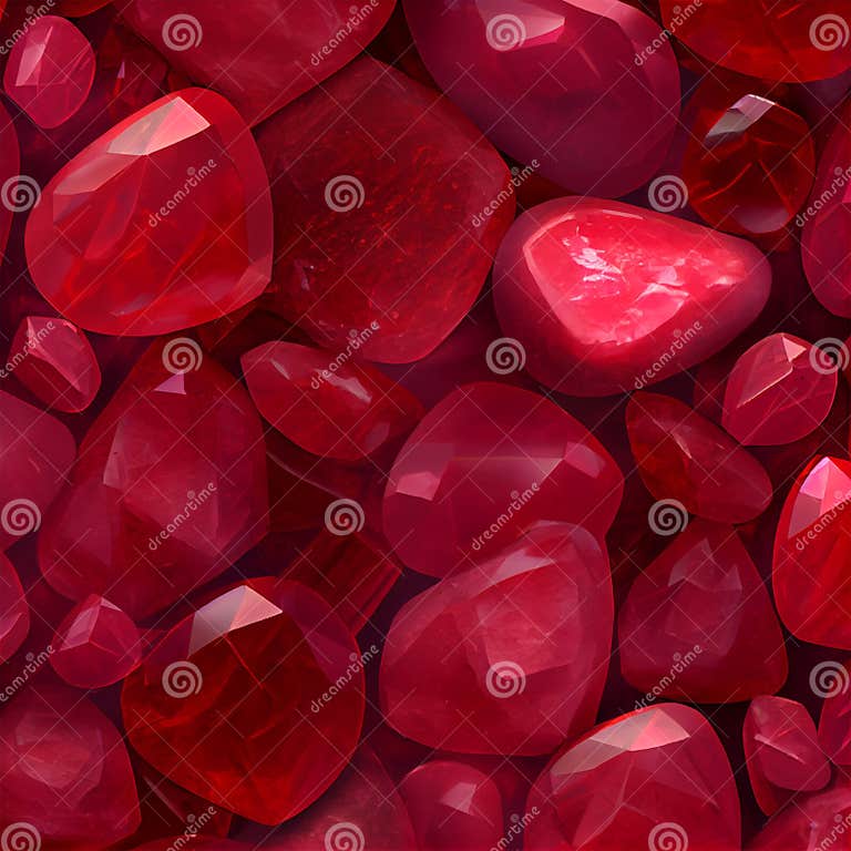 Red Ruby Stone Texture Background - AI Generated Image Stock ...