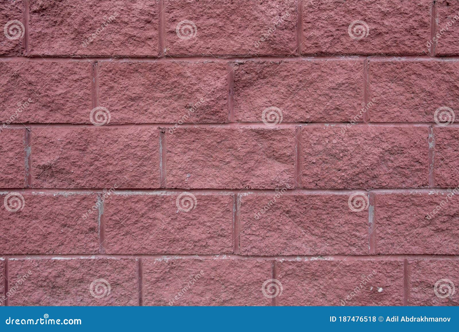 Red Rugged Cinder Block Texture Stock Photo - Image of surface ...