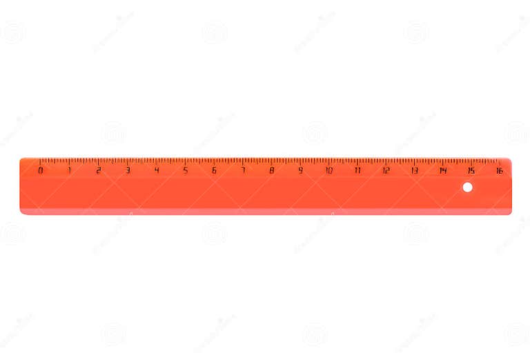 Red ruler stock photo. Image of idea, learn, isolated - 66800698