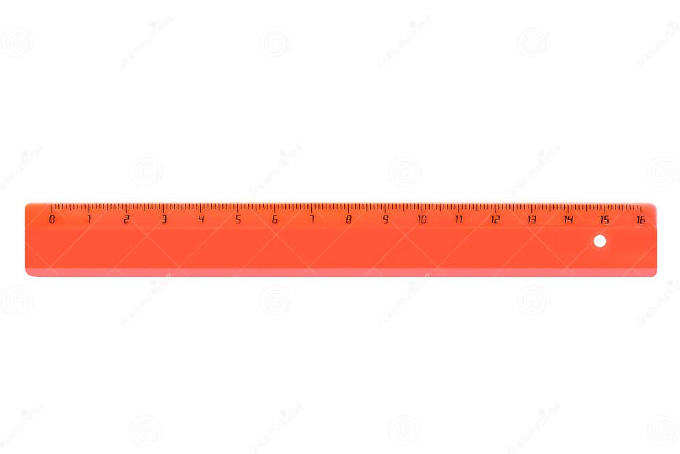 Red ruler stock photo. Image of idea, learn, isolated - 66800698