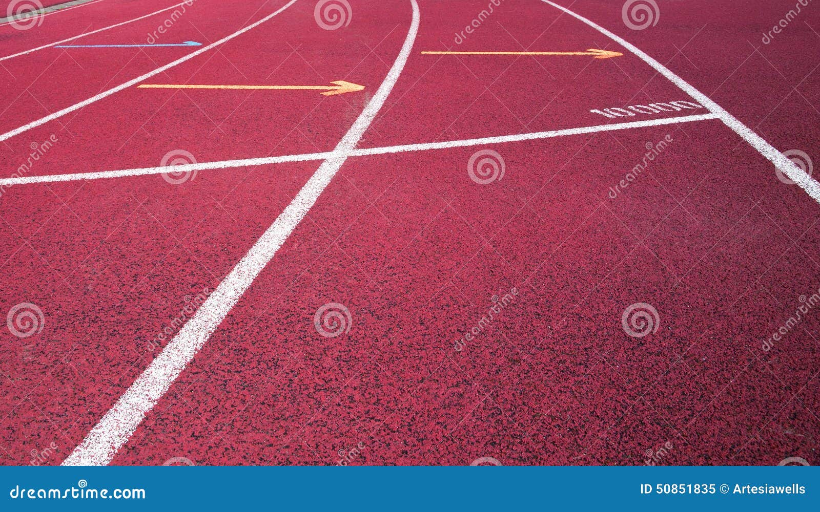 Red running field track stock image. Image of concept - 50851835