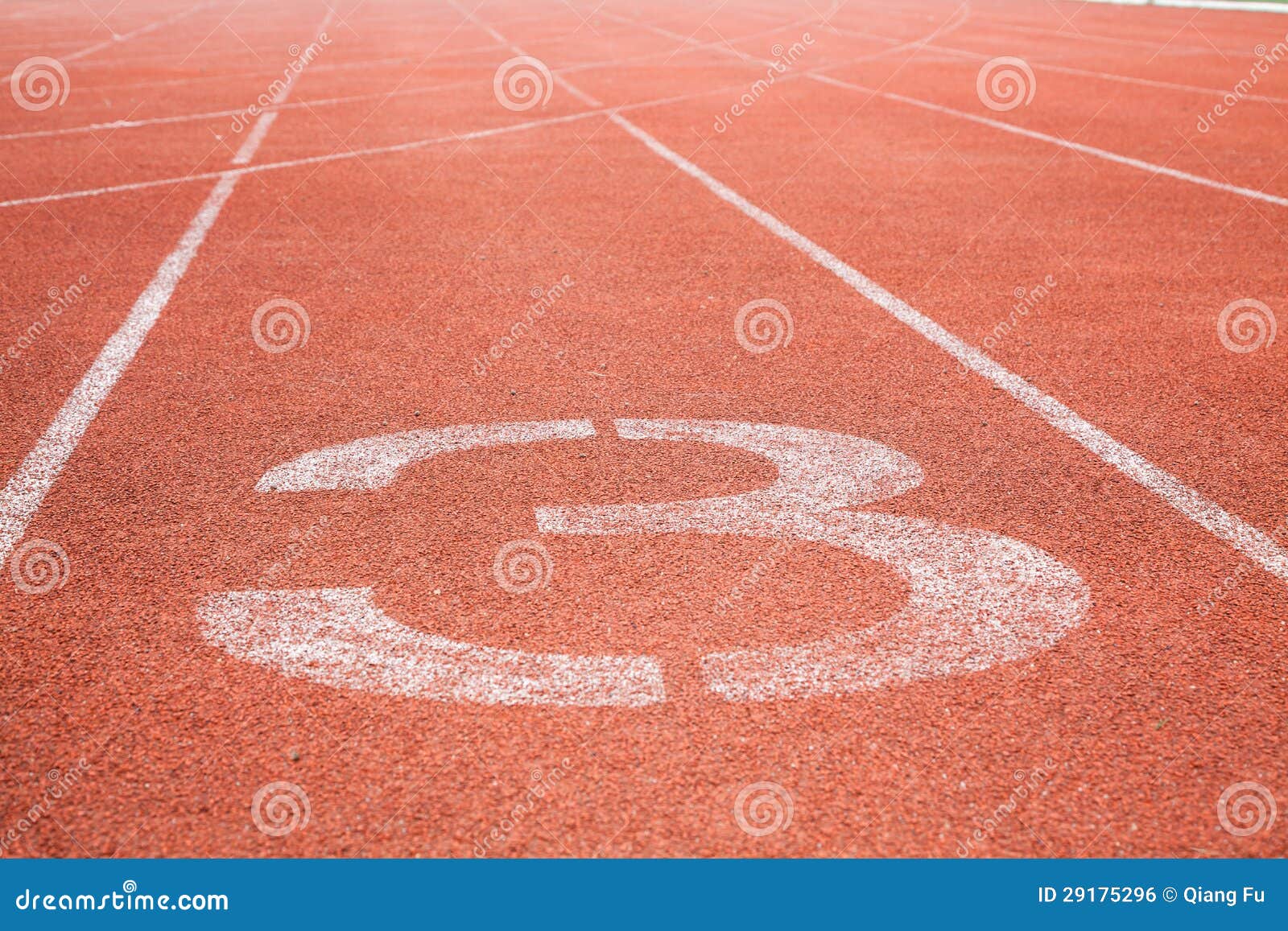 Red running track stock photo. Image of outdoor, fast - 29175296