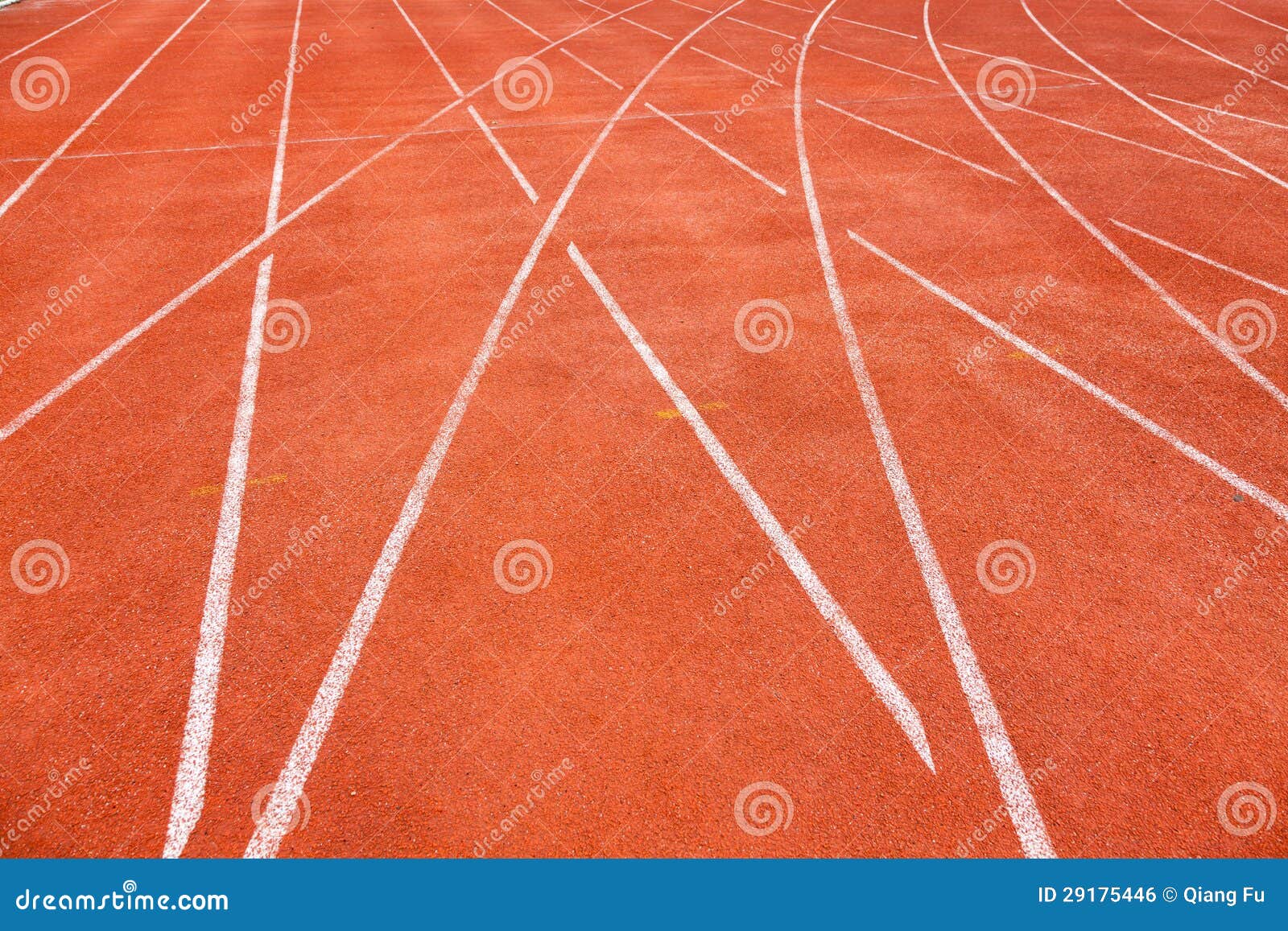 Red running track stock photo. Image of outdoor, determination - 29175446
