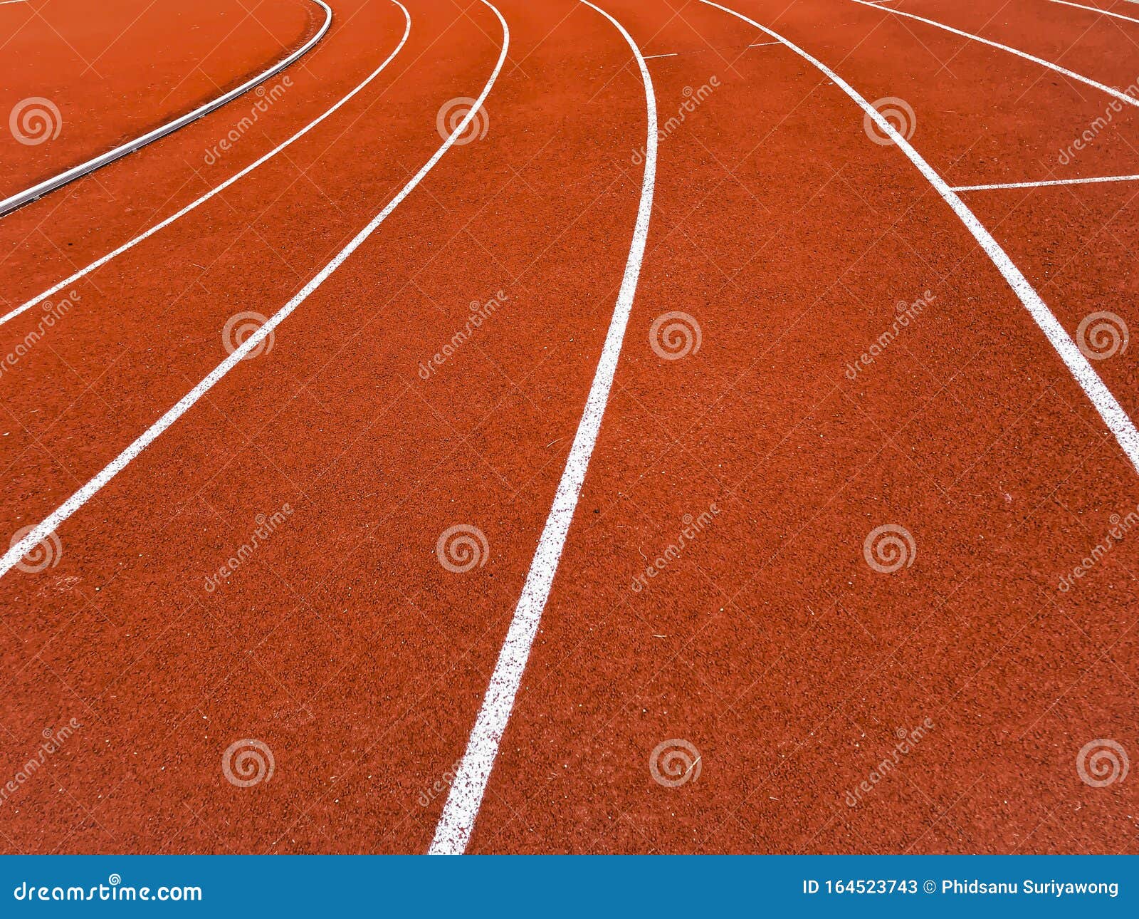 Red running track stock image. Image of number, background - 164523743