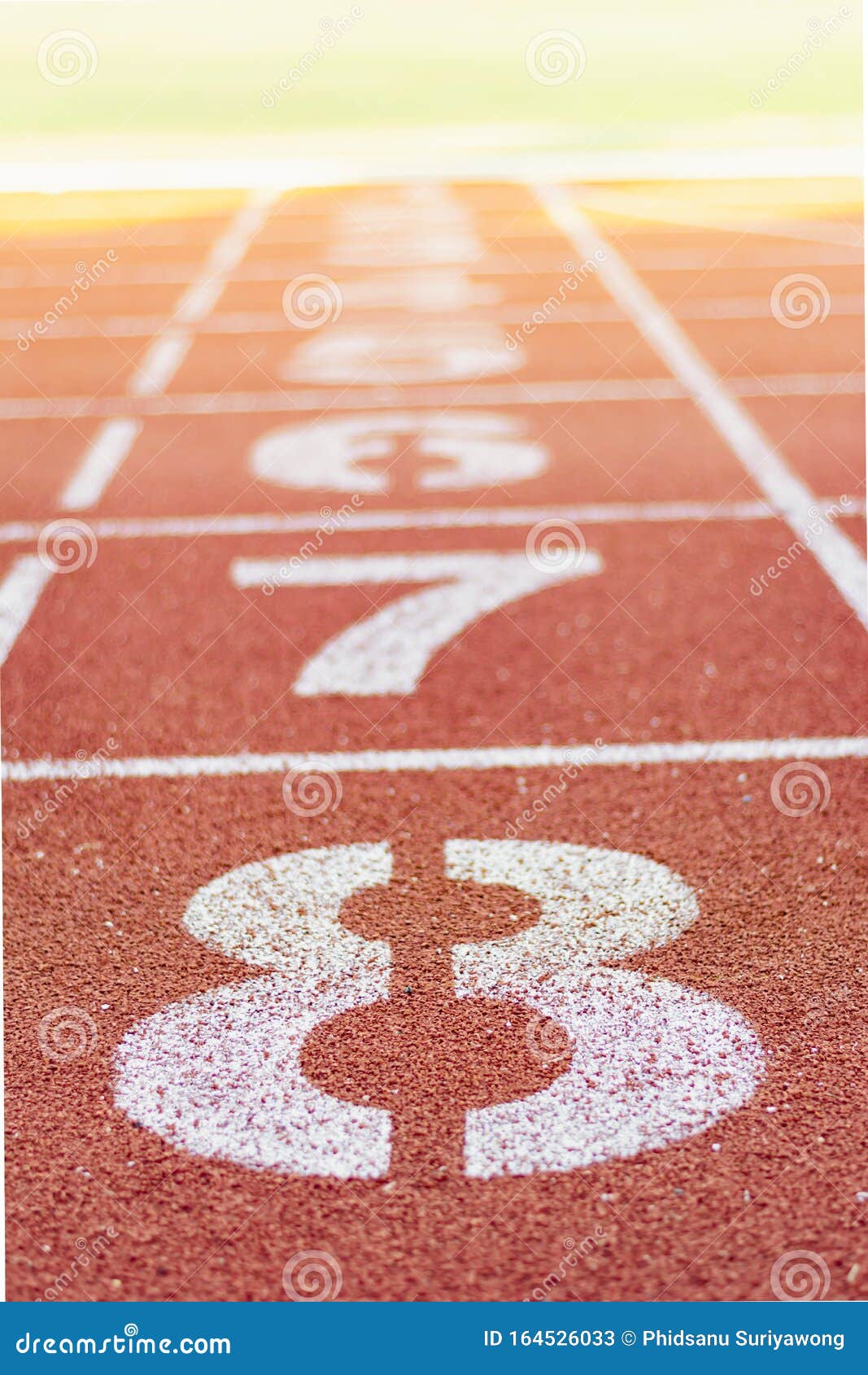 Red running track stock image. Image of compete, concept - 164526033