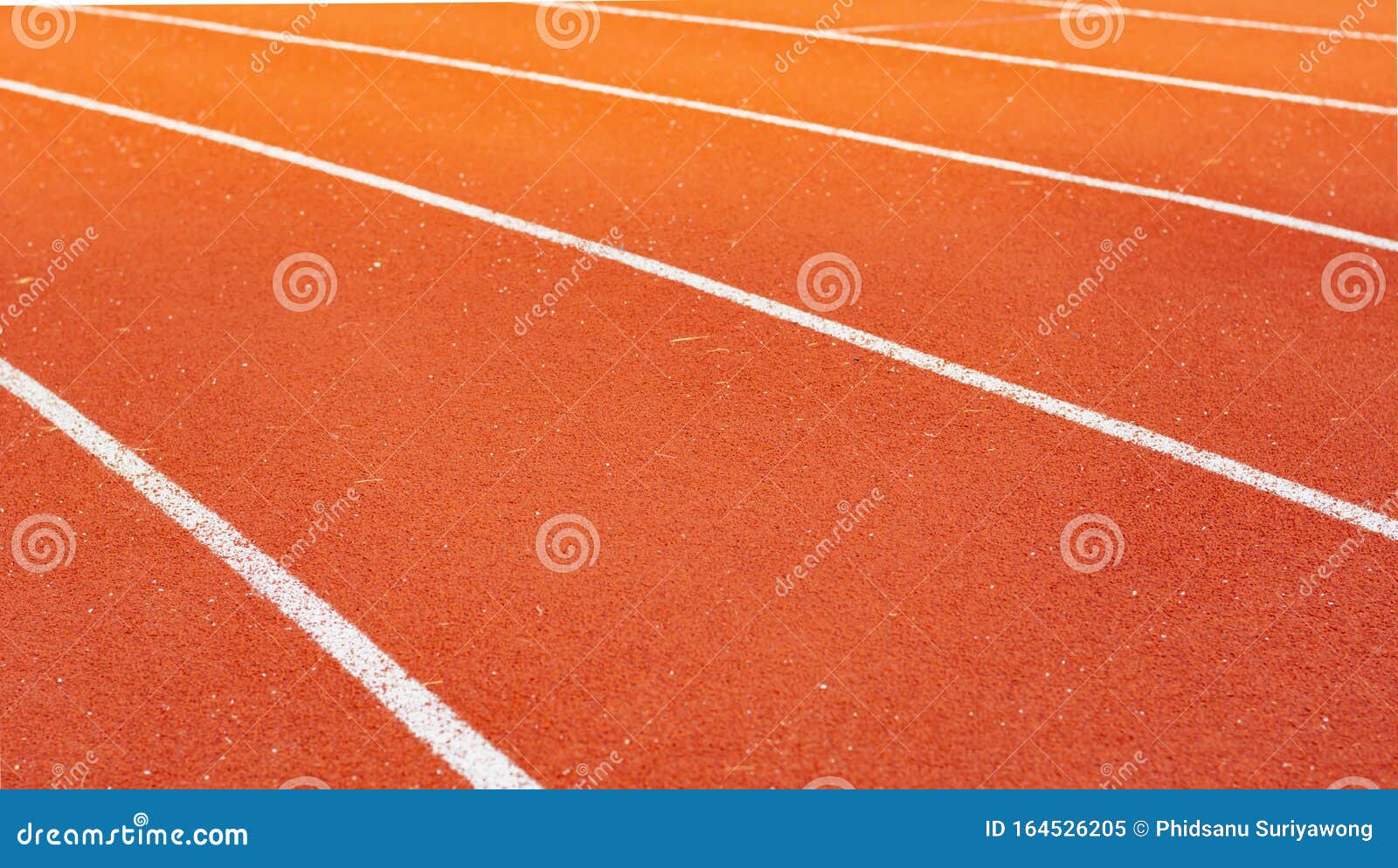 Red running track stock image. Image of athletics, ground - 164526205