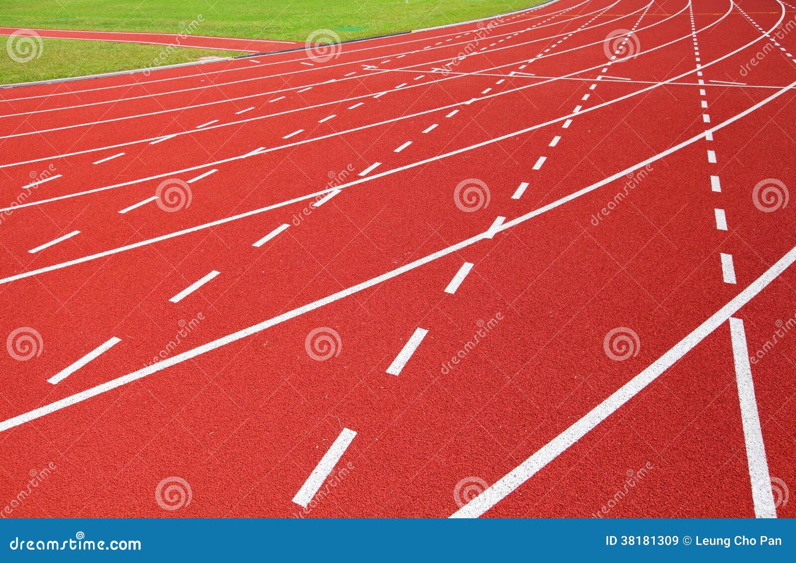 Red running track stock image. Image of arena, start - 38181309