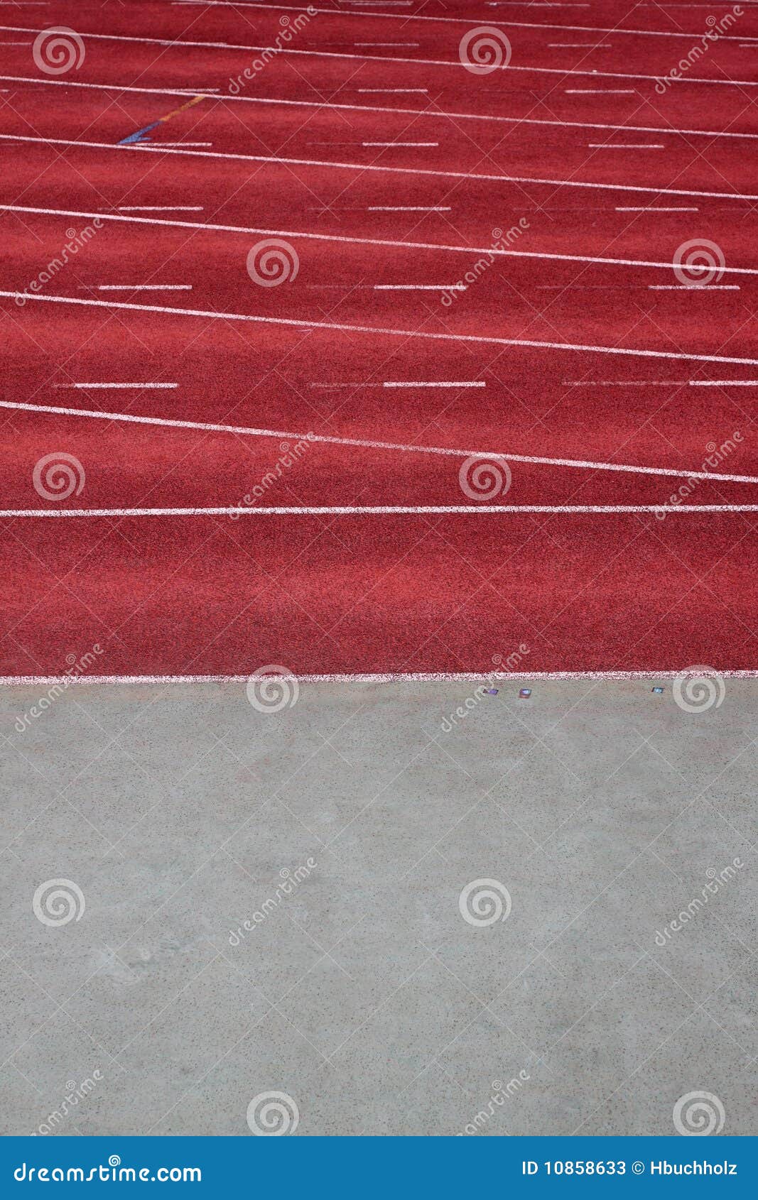 Red Runway of a Track and Field Stadium Stock Image - Image of active ...