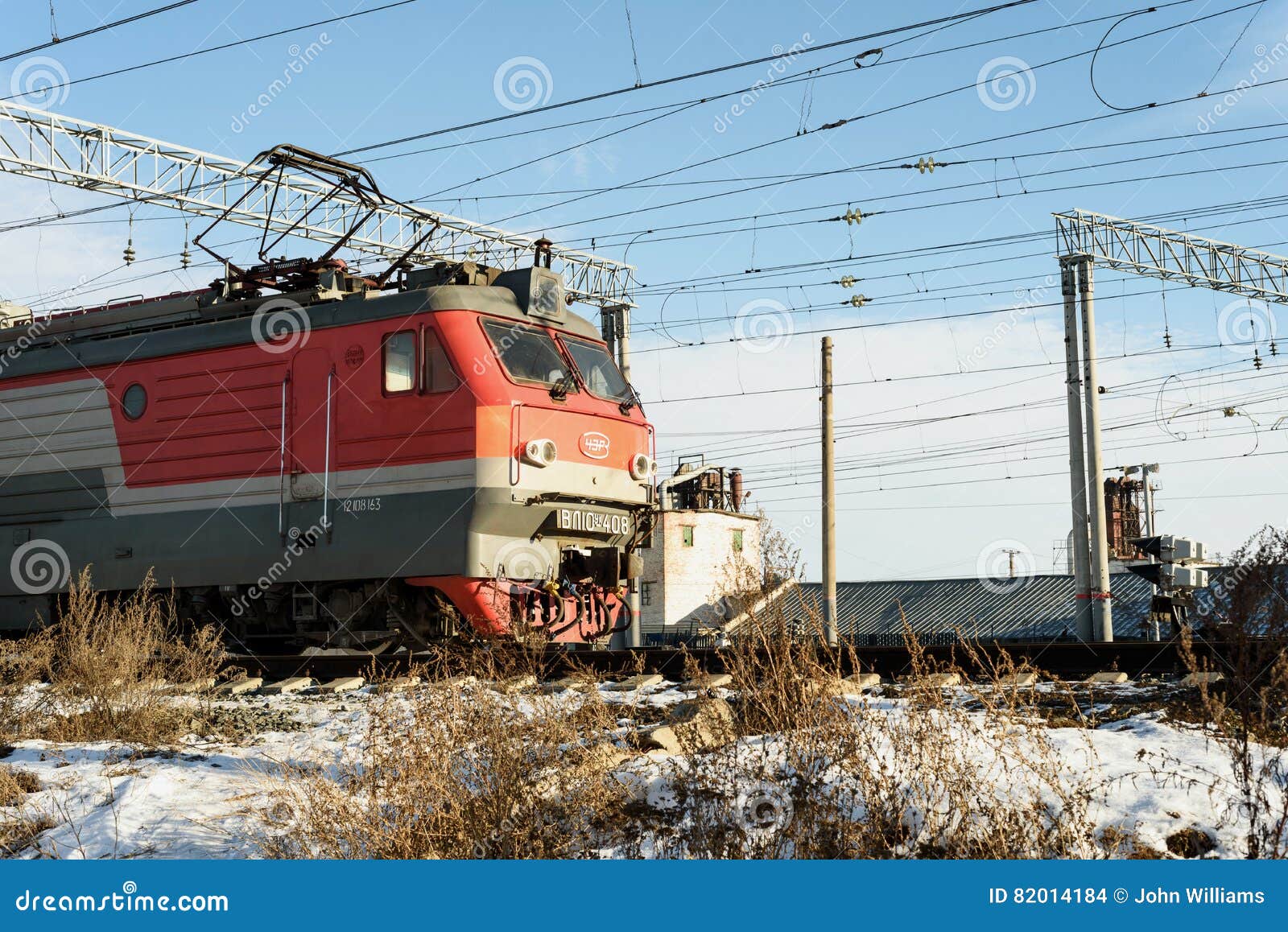 Red Russian Railways Public Train Editorial Stock Image - Image of ...