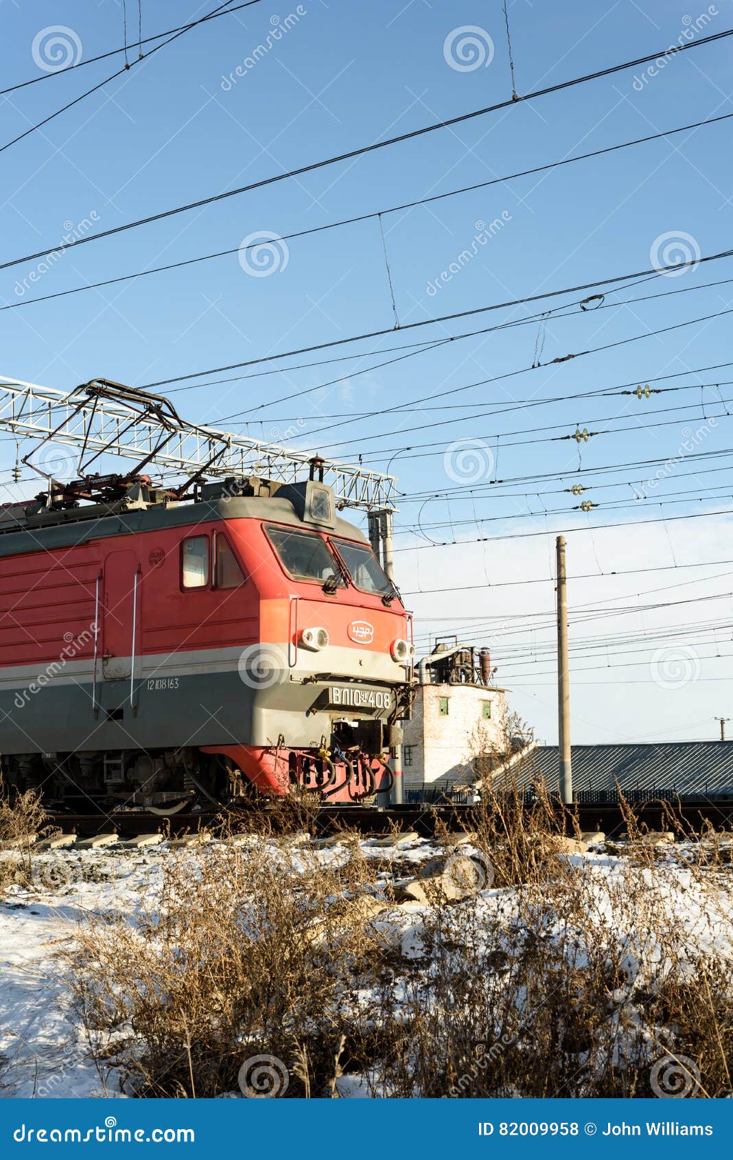 Red Russian Railways Public Train Editorial Stock Photo - Image of ...