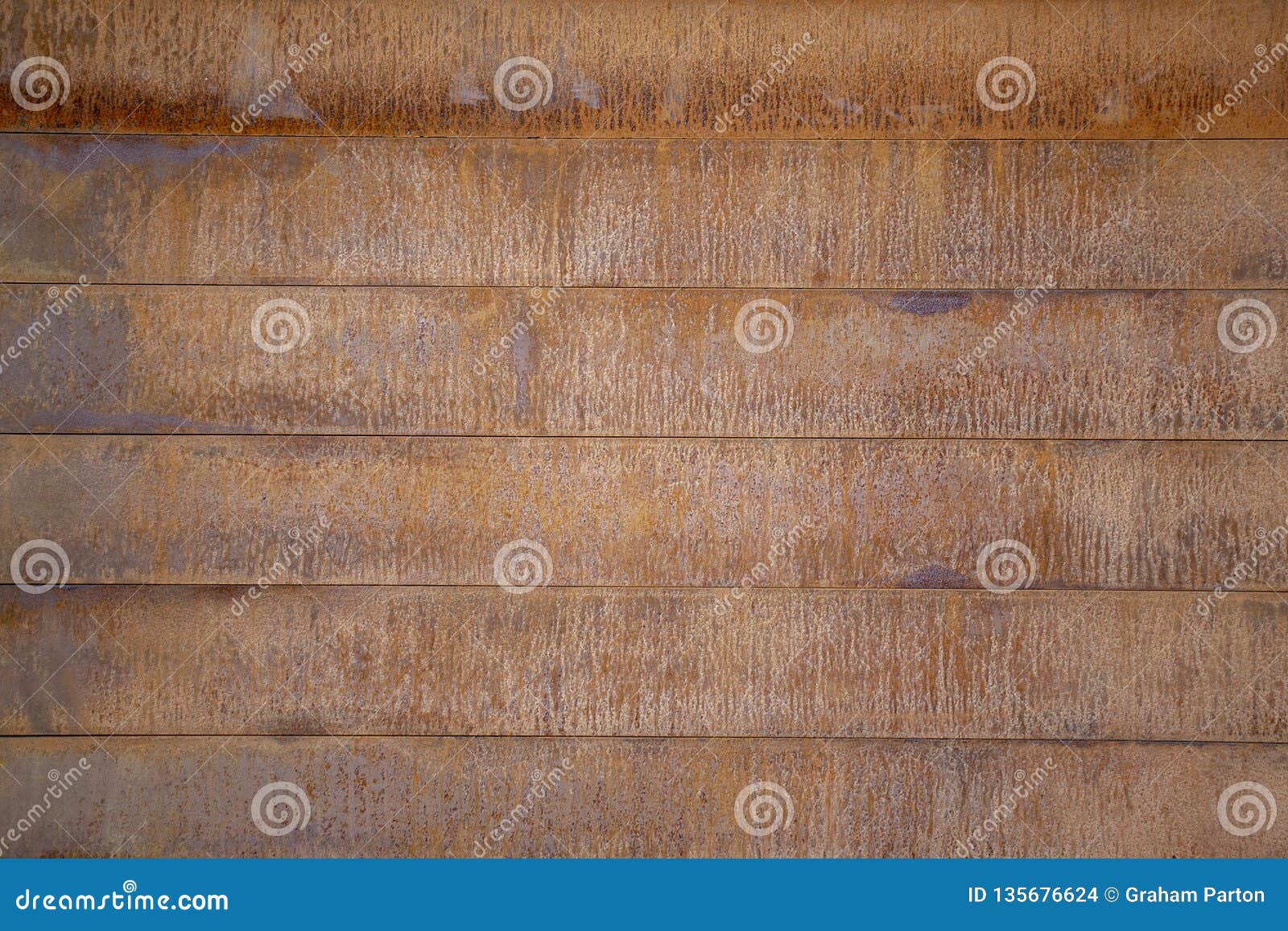 Red Rust Corten Steel Panels Planks Background Horizontal Stock Photo ...