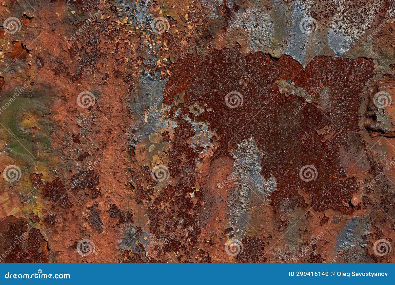 Red Rust on Metal Rusty Surface Stock Image - Image of rough, texture ...