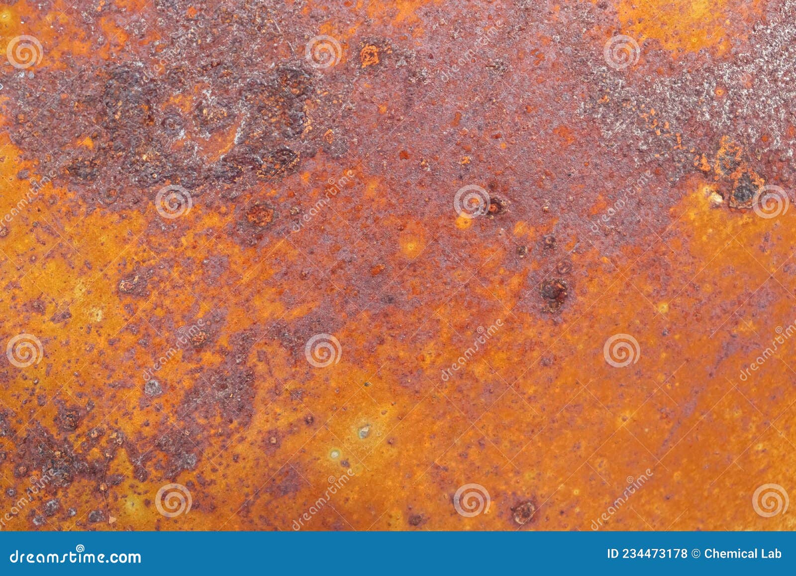 Red Rust on the Old Metal Surface Stock Photo - Image of protection ...