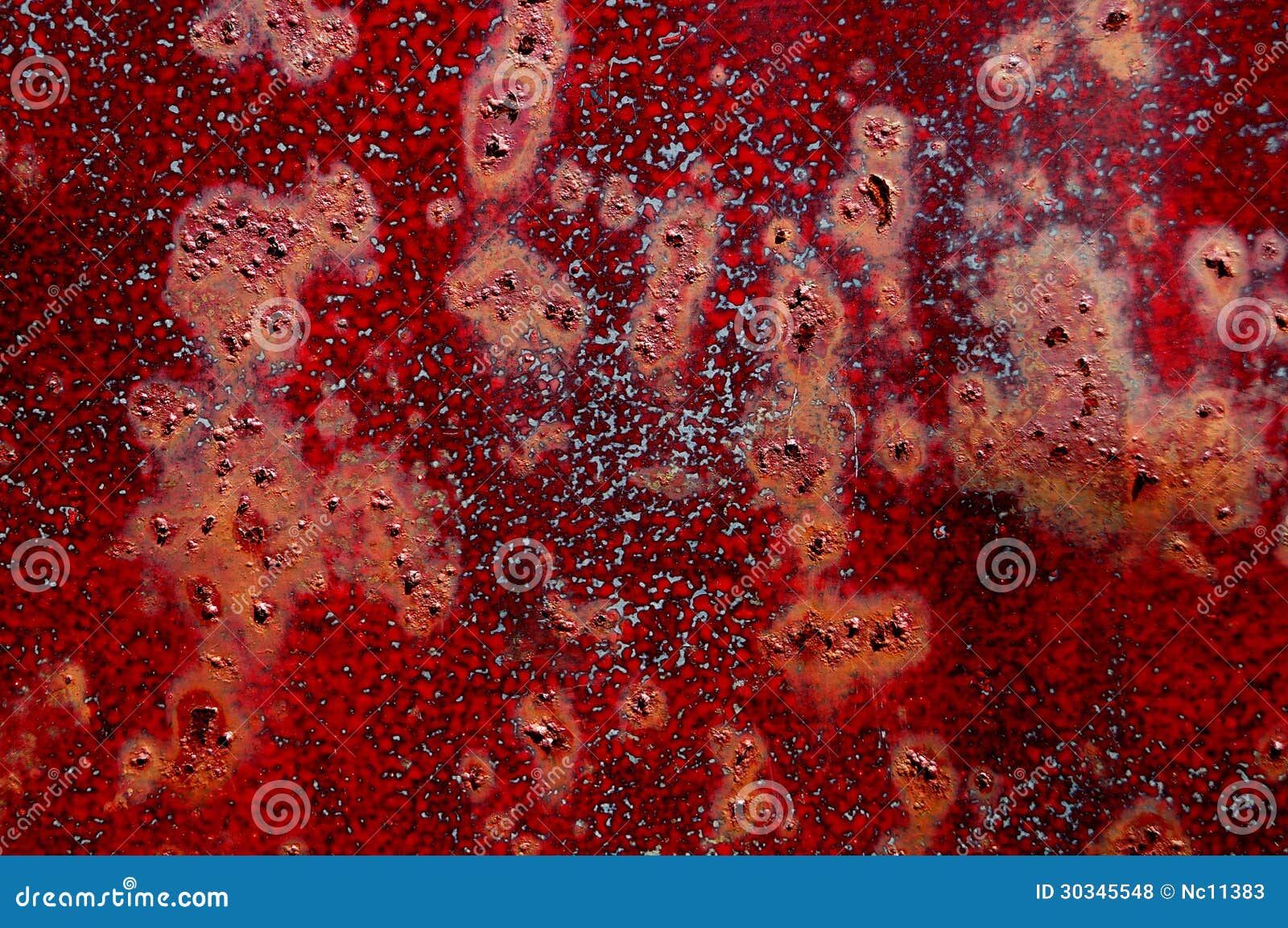 Red Rust Pattern stock photo. Image of texture, blue - 30345548