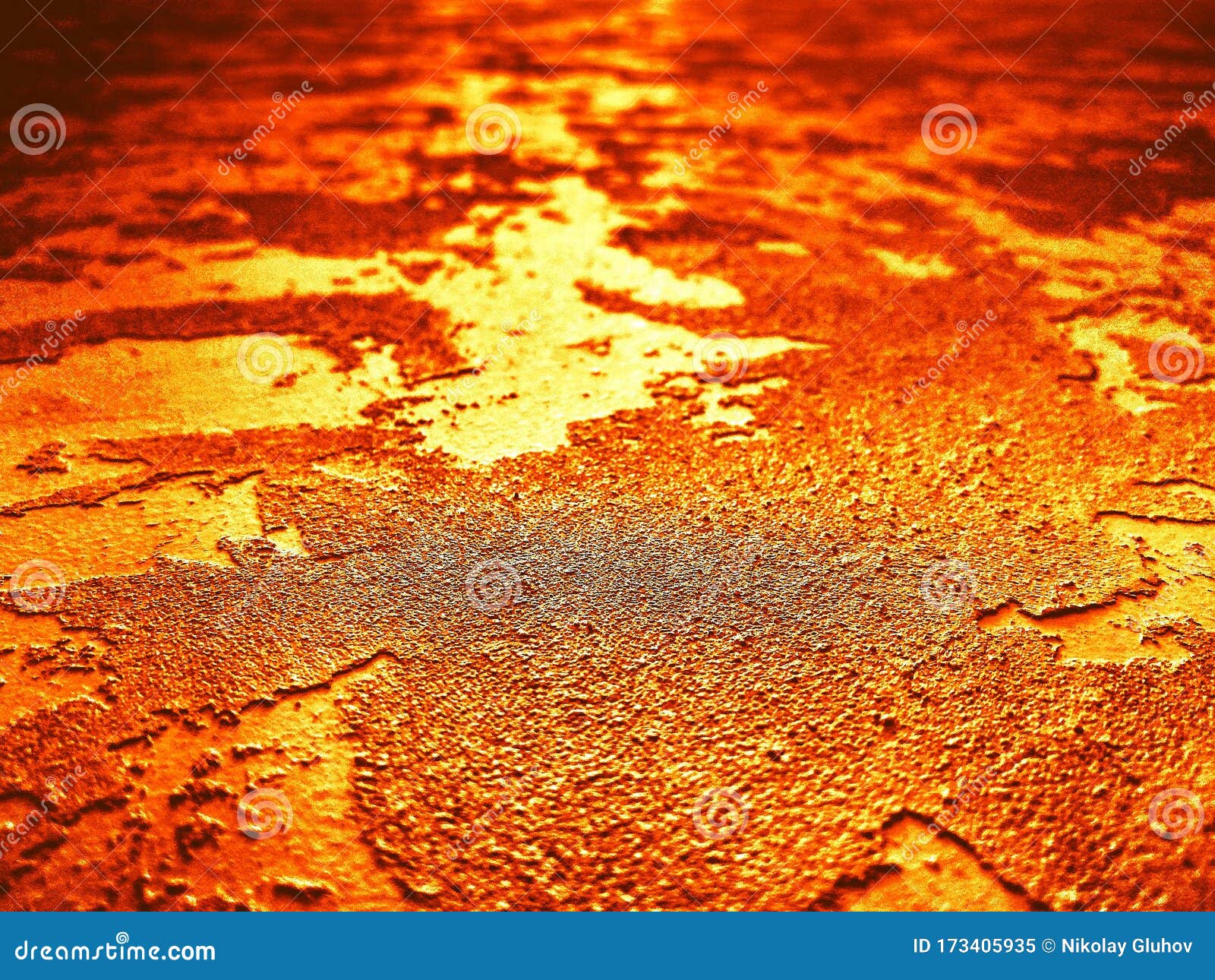 Red Rust on a Sheet of Iron. Stock Image - Image of retro, shot: 173405935