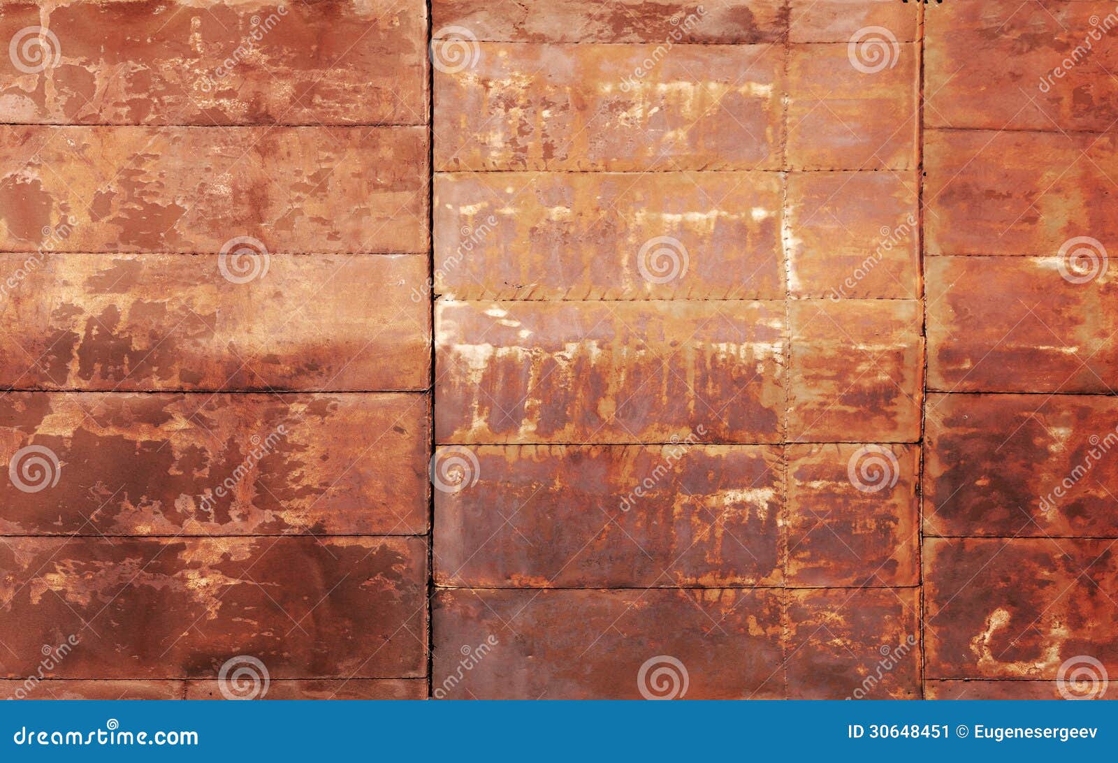 Red Rusted Metal Wall Texture Stock Image - Image of aging, line: 30648451