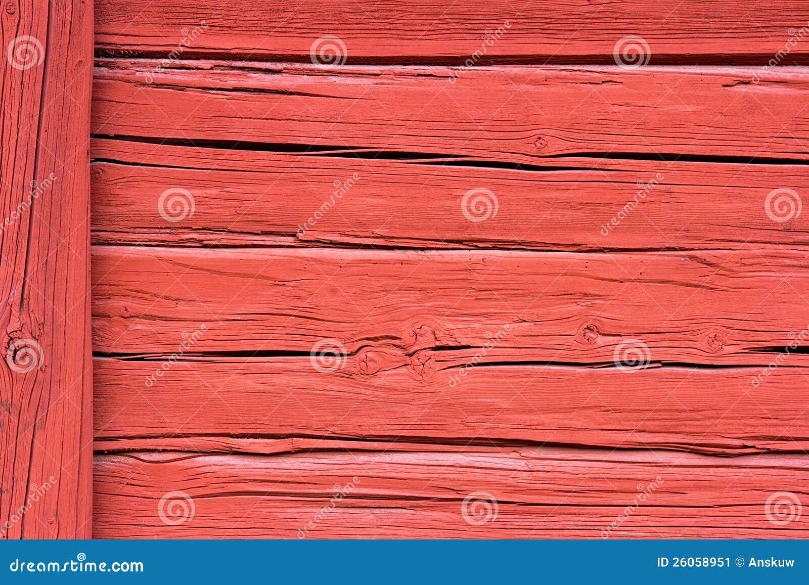 Red Rustic Texture of an Old Farmhouse Wall Stock Image - Image of ...