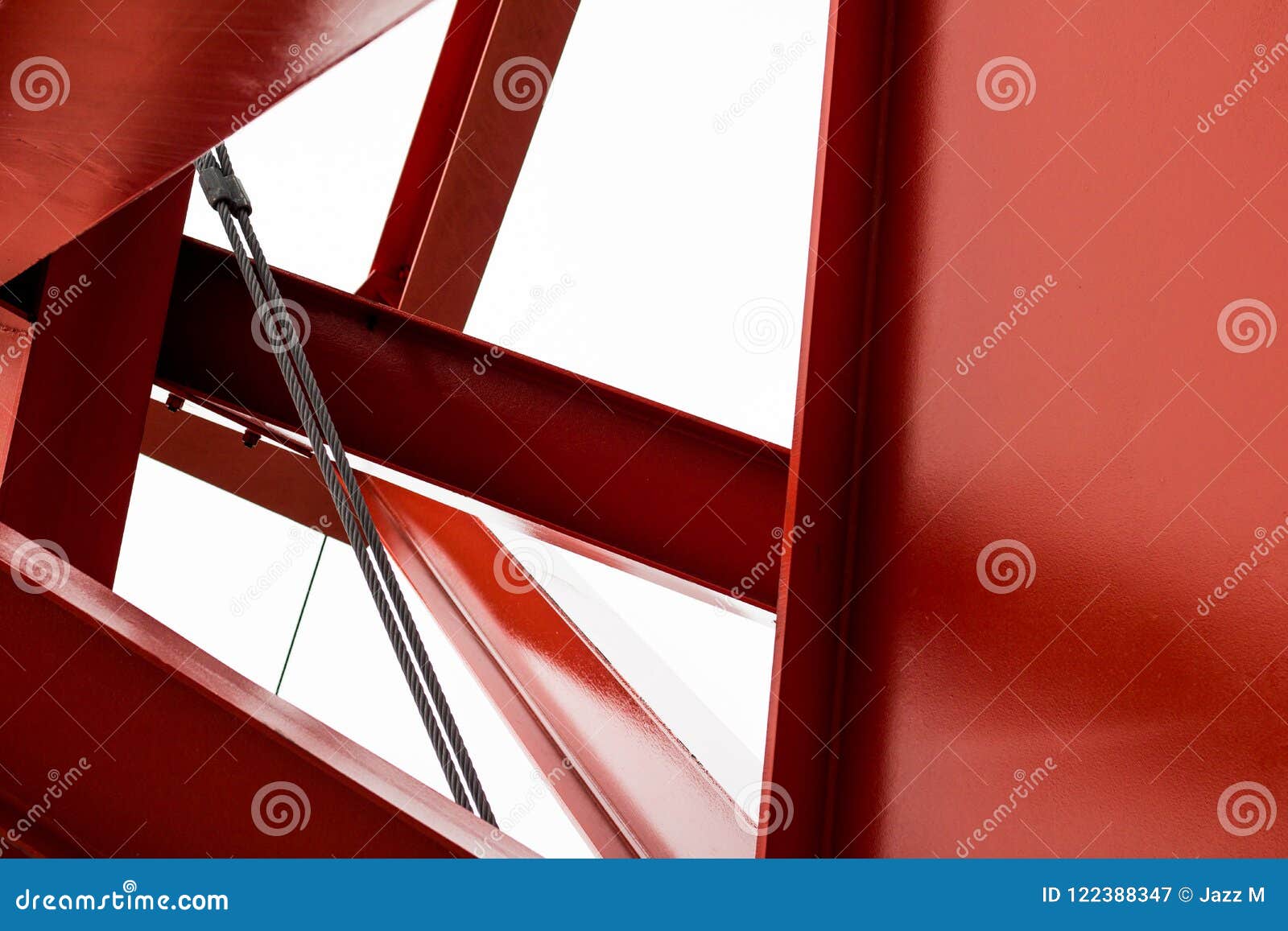 Abstract, Rust Colored, Metal Structure Stock Image - Image of urban ...