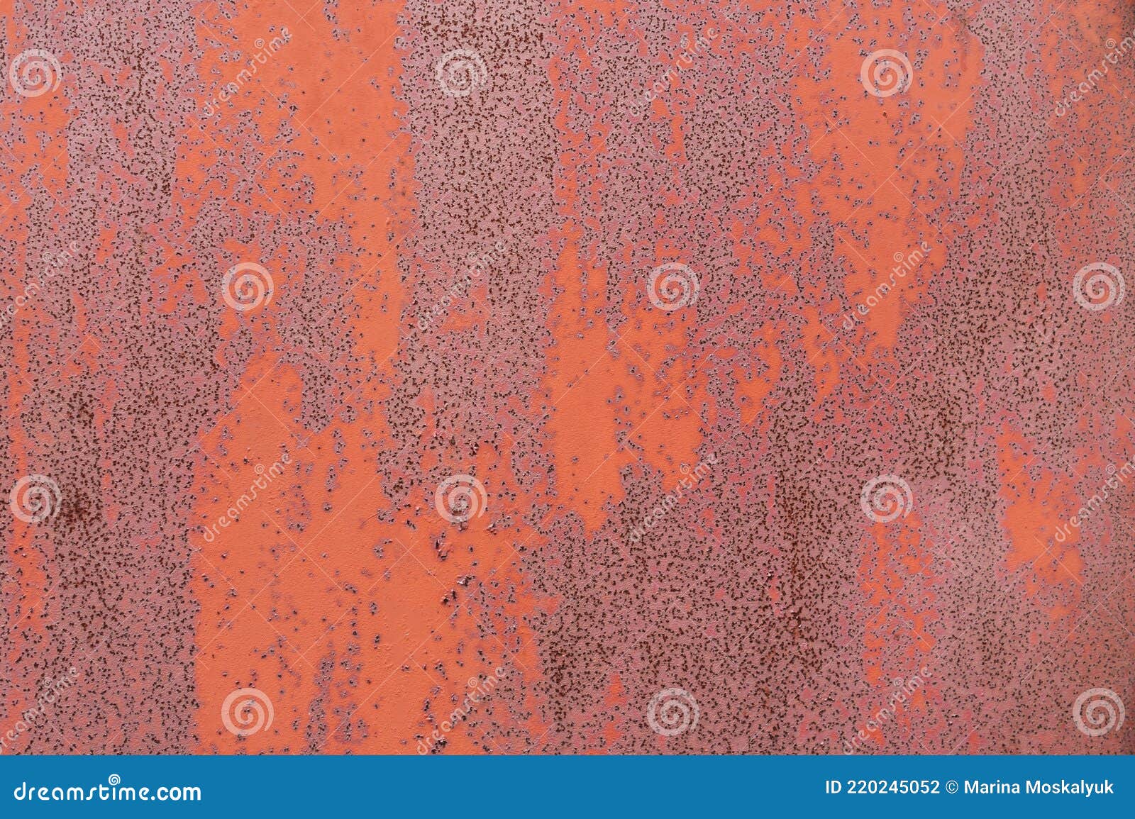 Red Rusty Textured Metal Background. Copy Space for Designers Stock ...