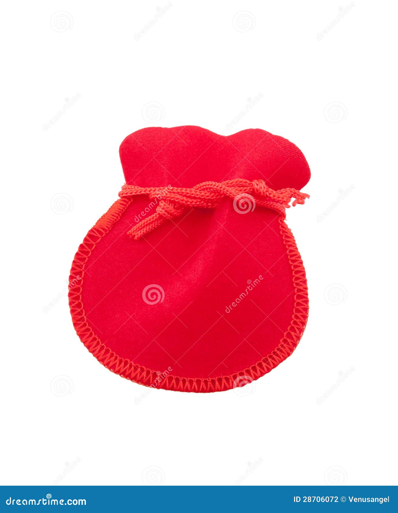 Red sack stock photo. Image of present, fabric, velvet - 28706072