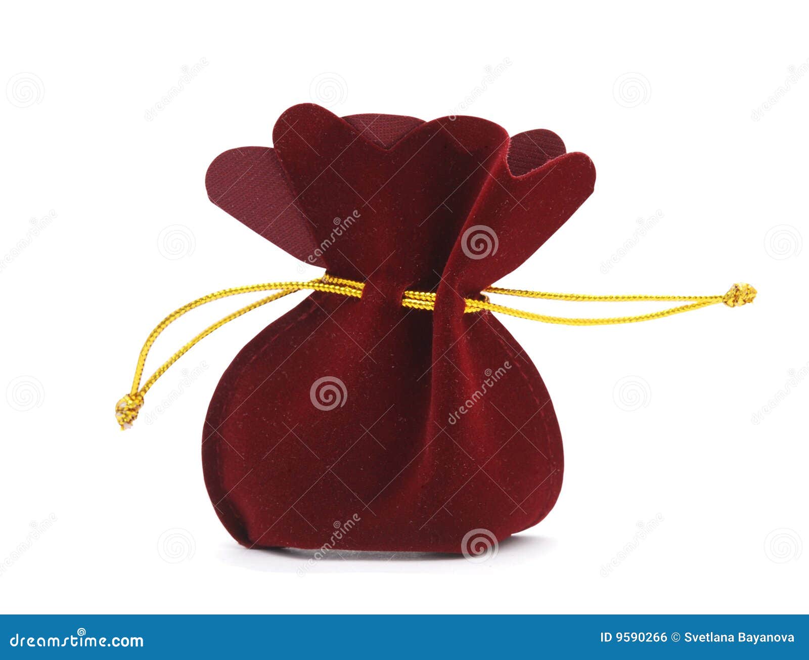 Red sack stock photo. Image of closed, yellow, string - 9590266