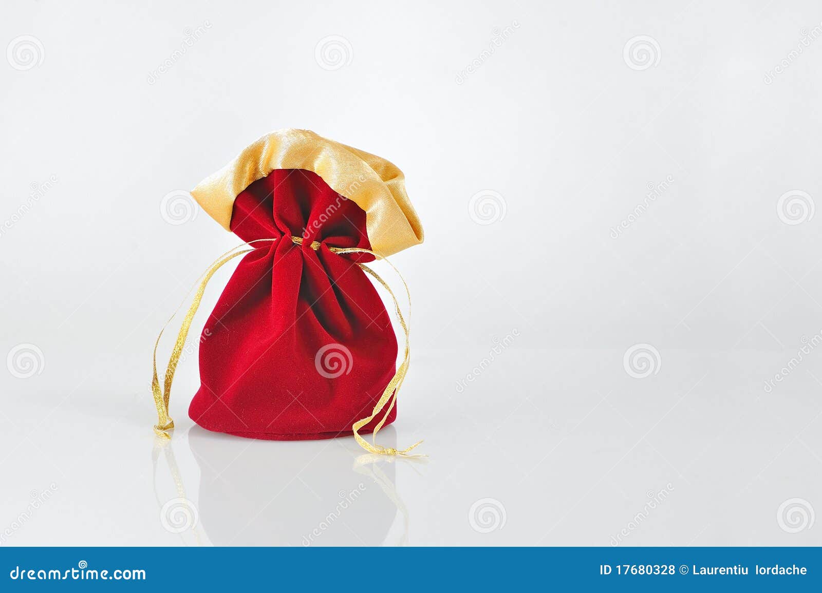 Red sack isolated stock photo. Image of seasonal, color - 17680328